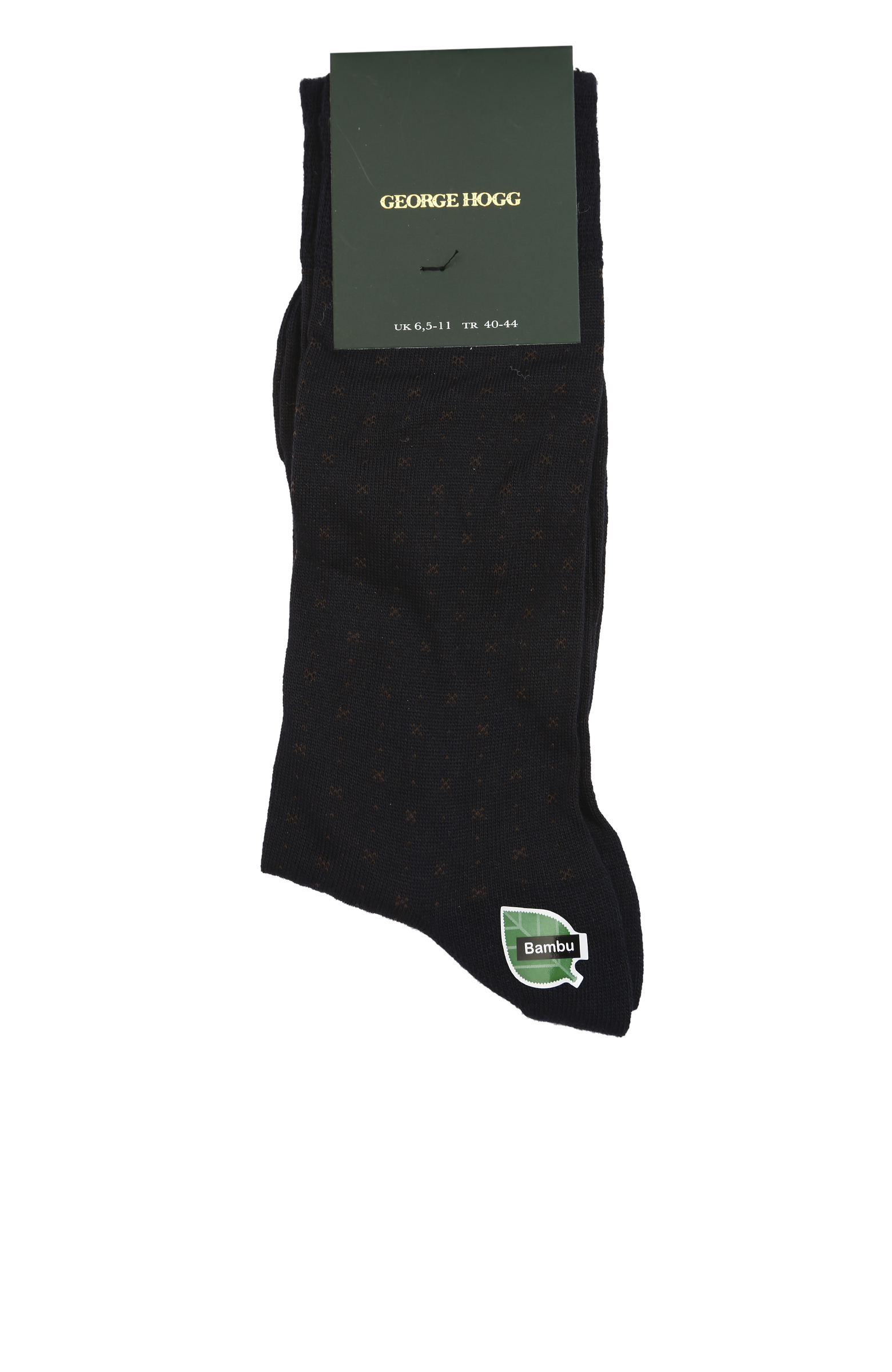 Lacivert-kahverengi Erkek Bambu Çorap