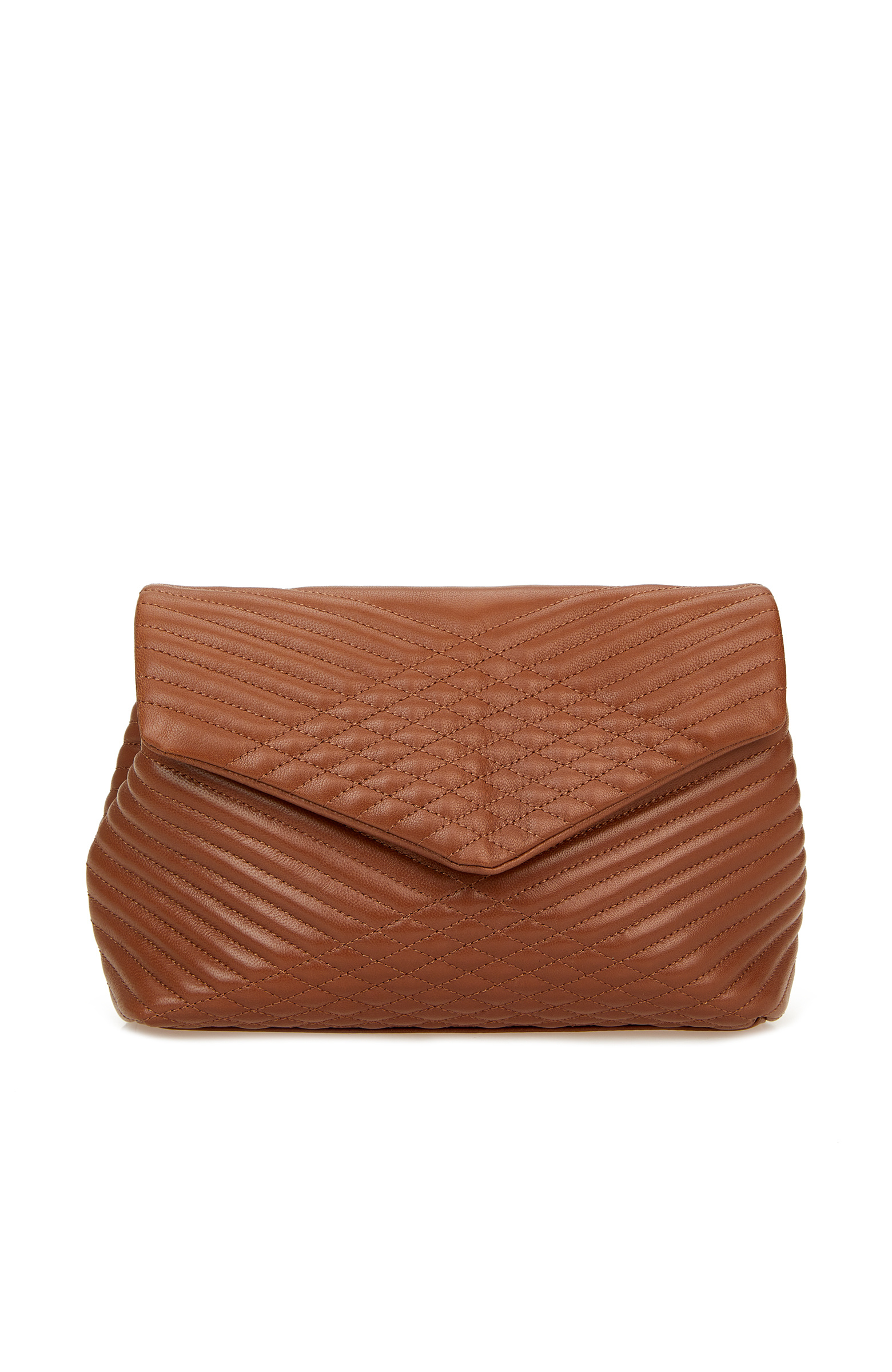 Taba Kapitoneli Kadın Deri Omuz Çantası