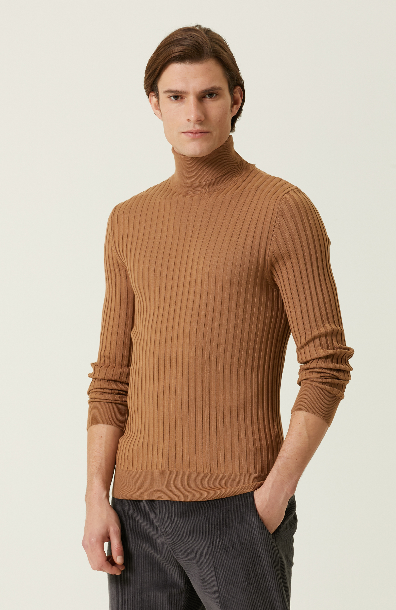 Skinny Fit Camel Kazak Skinny Fit Camel Kazak