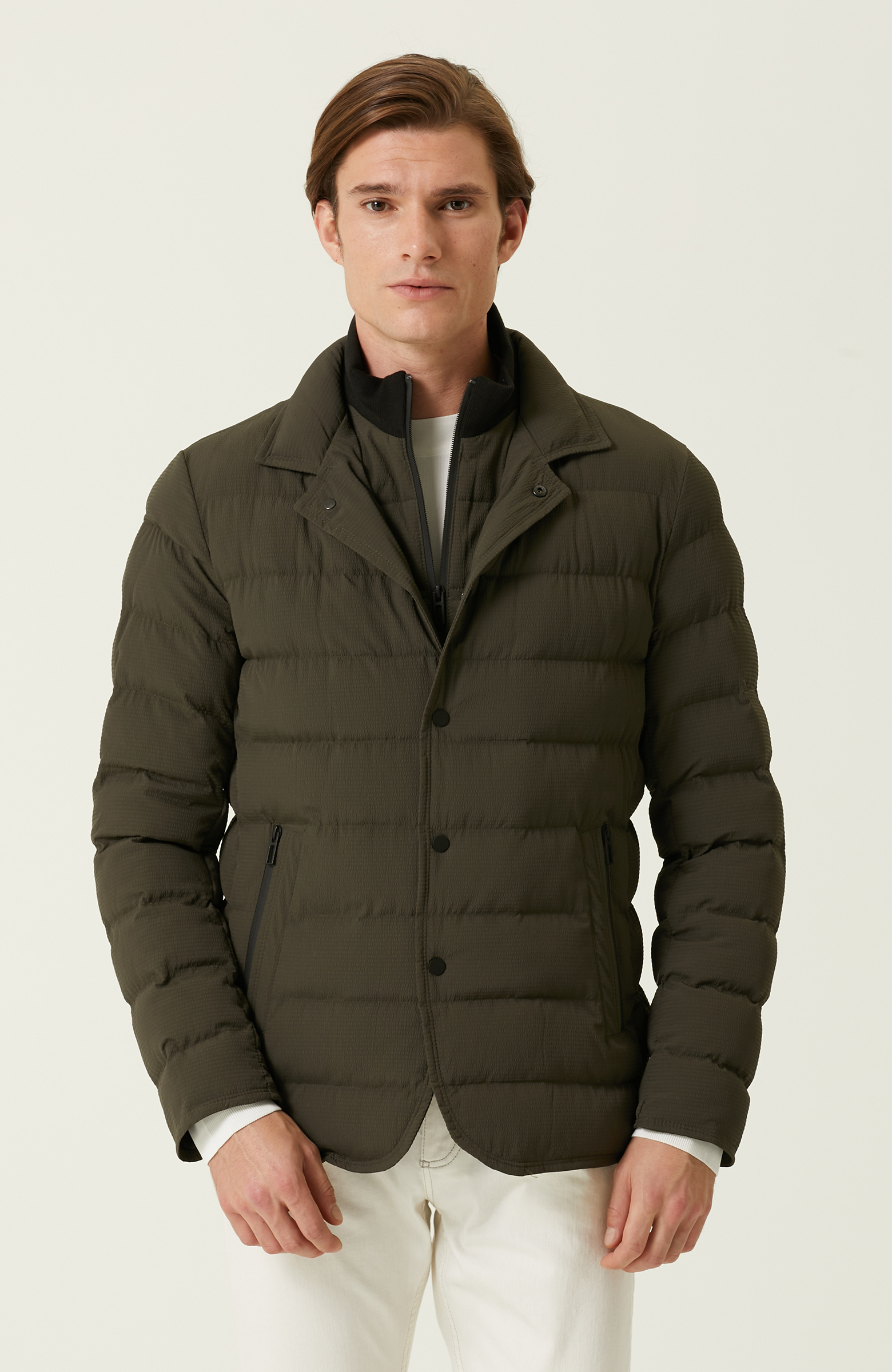 Slim Fit Haki Ceket Slim Fit Haki Ceket