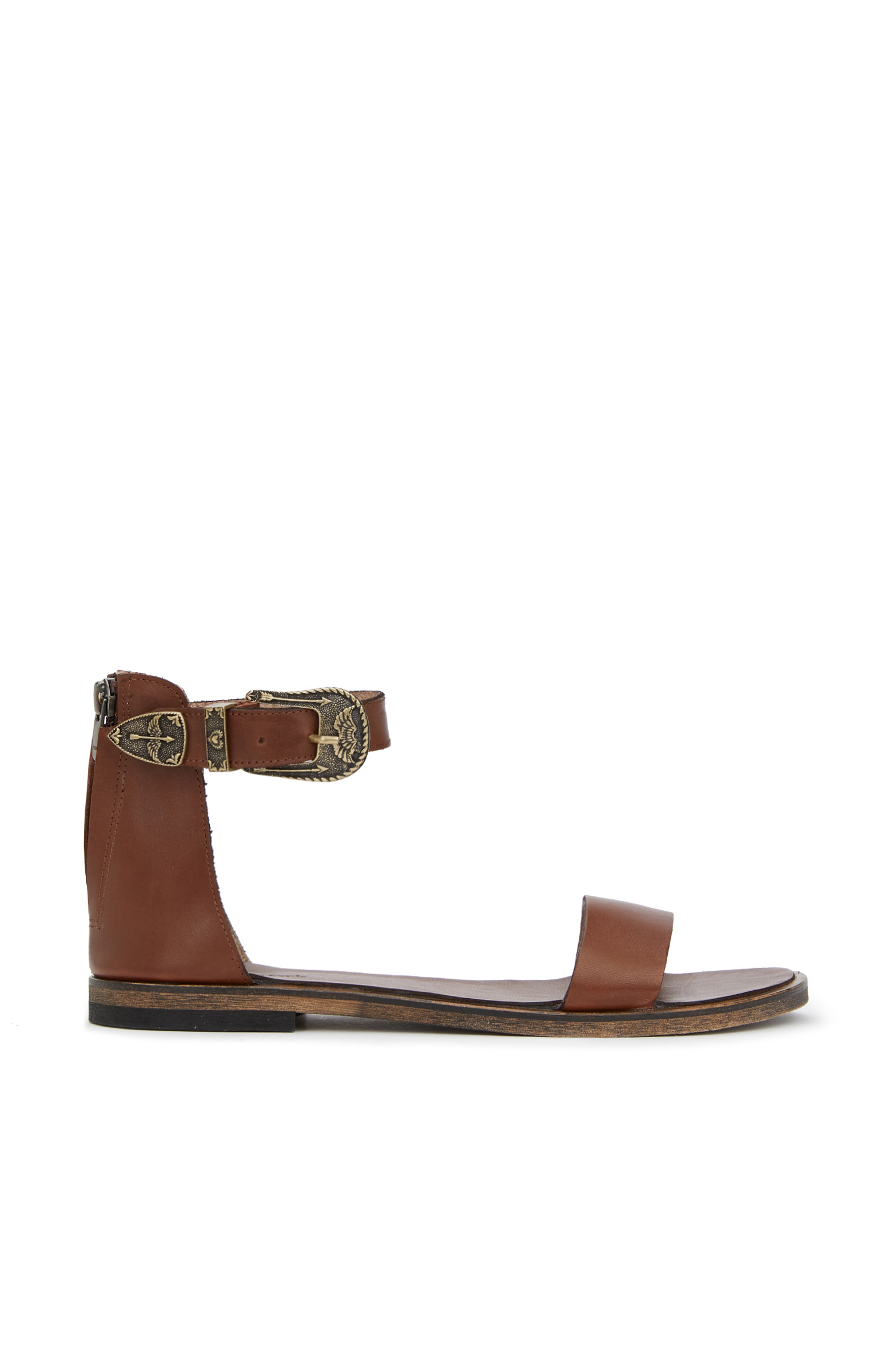 Taba Kadın Deri Sandalet