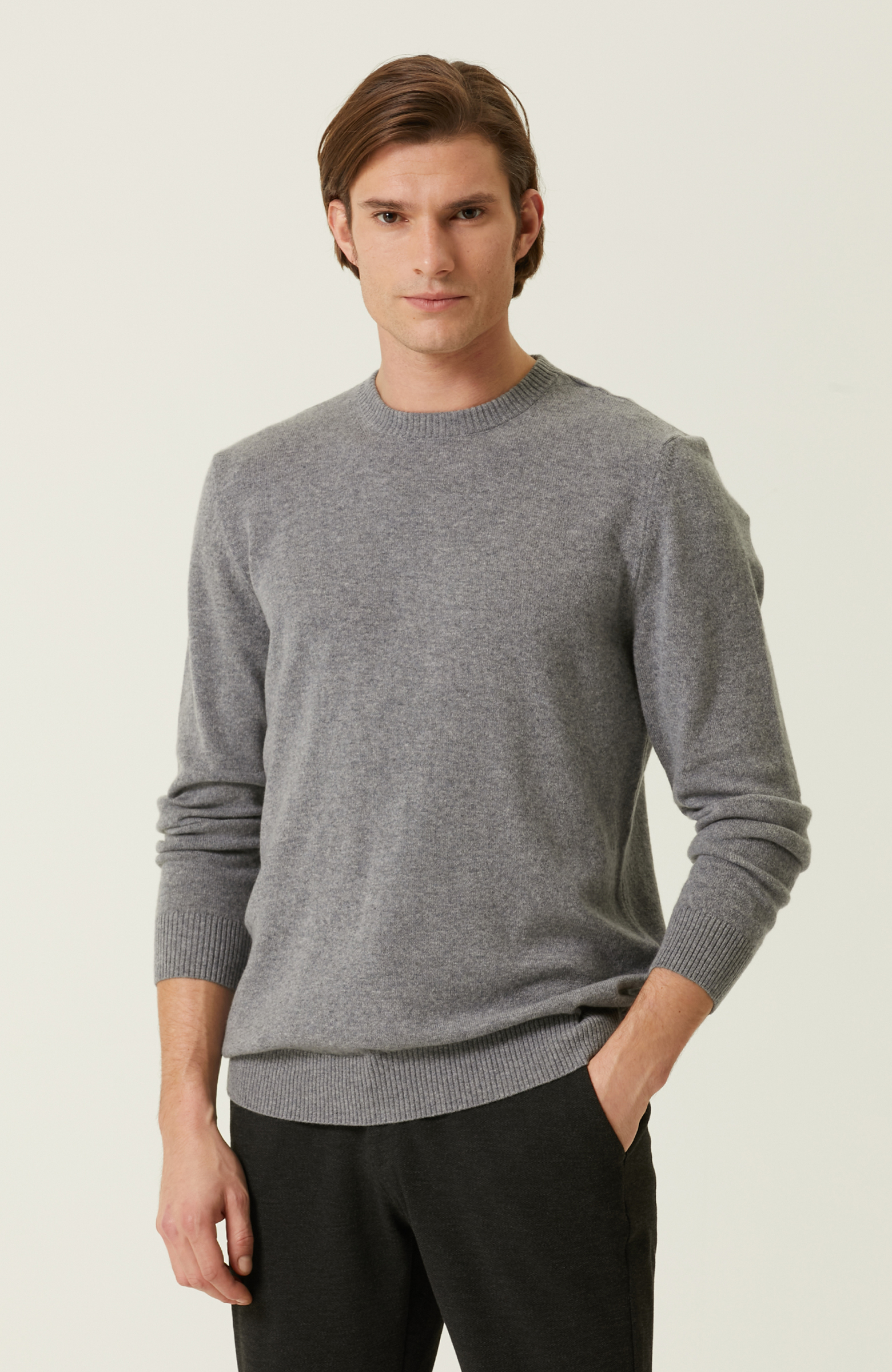 Antrasit Kaşmir Kazak