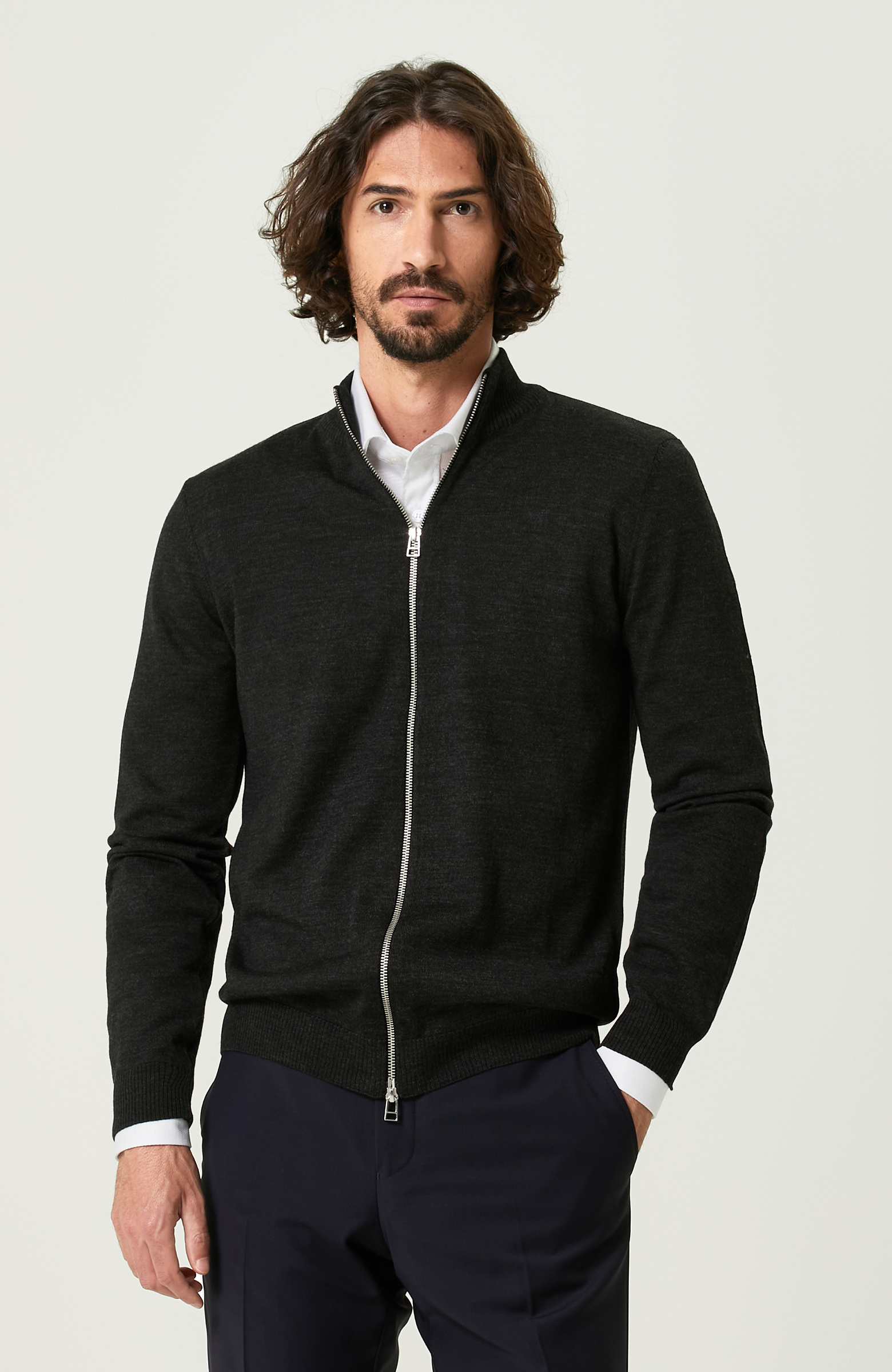 Antrasit Yün Hırka