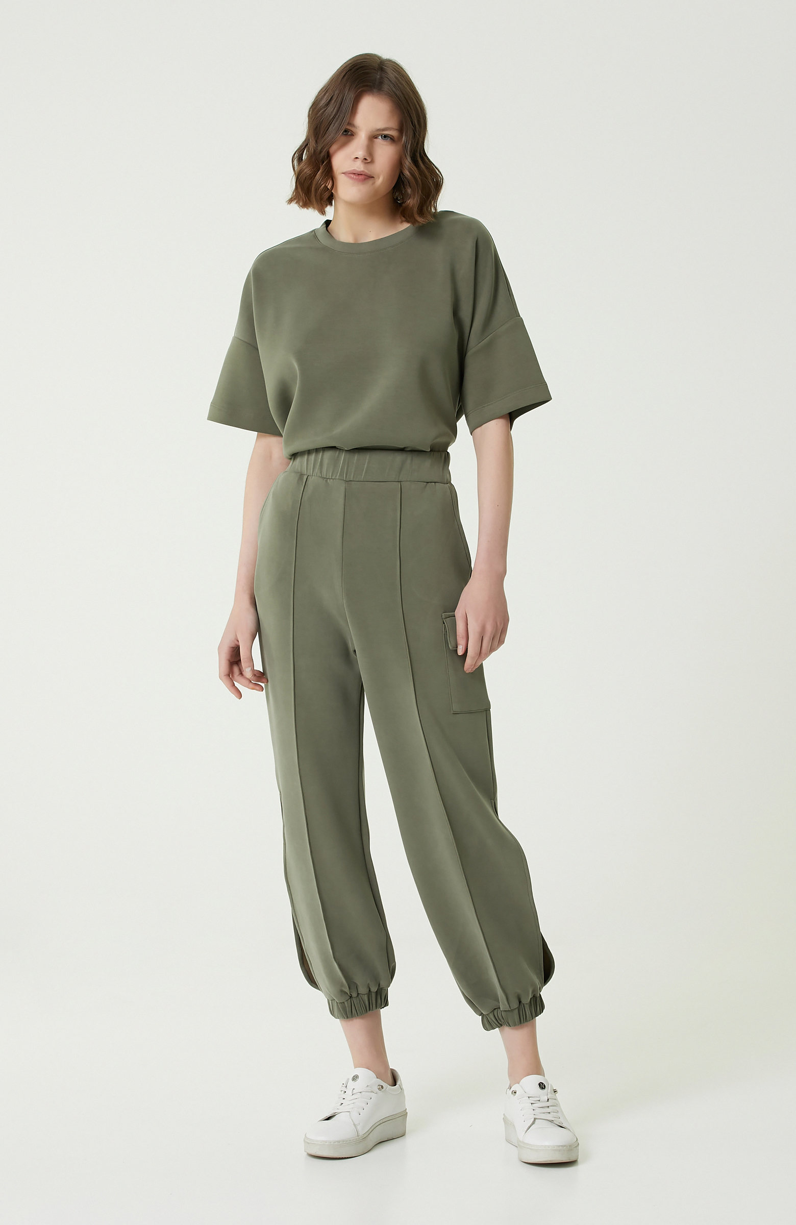 Basic Fit Haki Jogger Eşofman Basic Fit Haki Jogger Eşofman