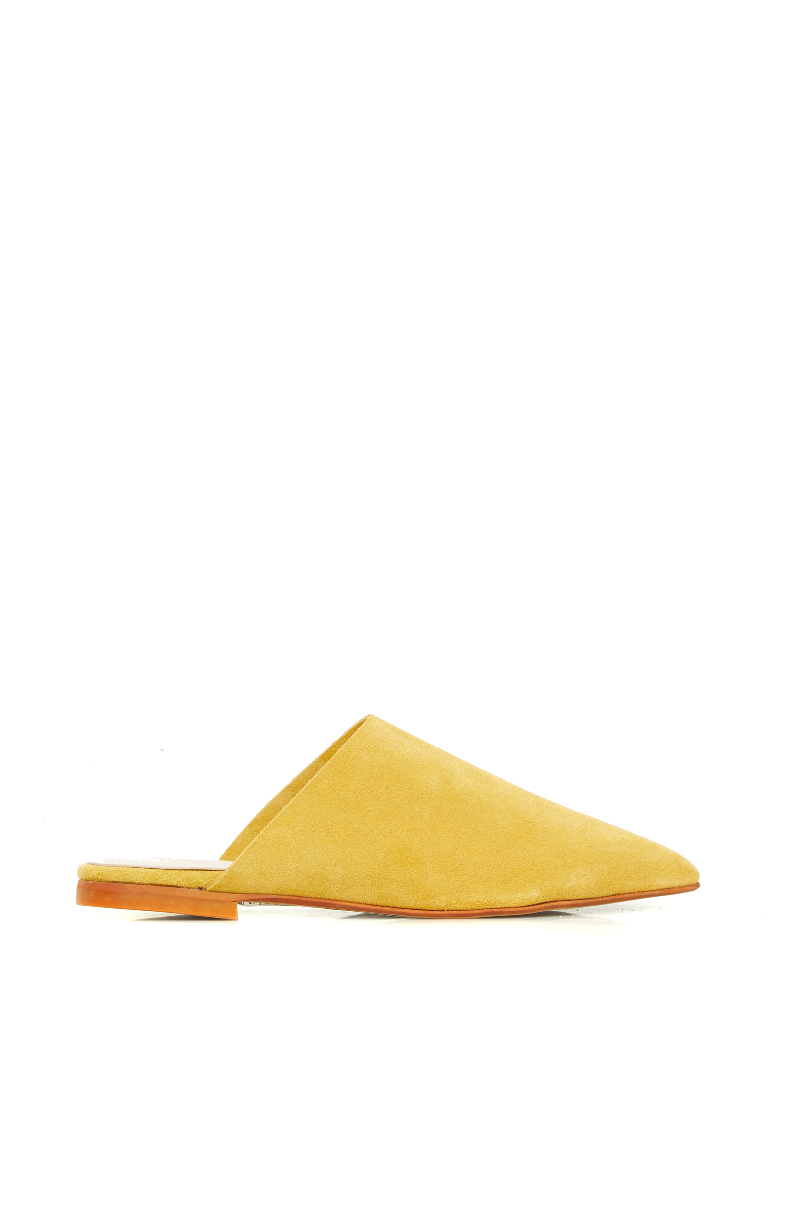 Sarı Kadın Süet Terlik Sarı Kadın Süet Terlik