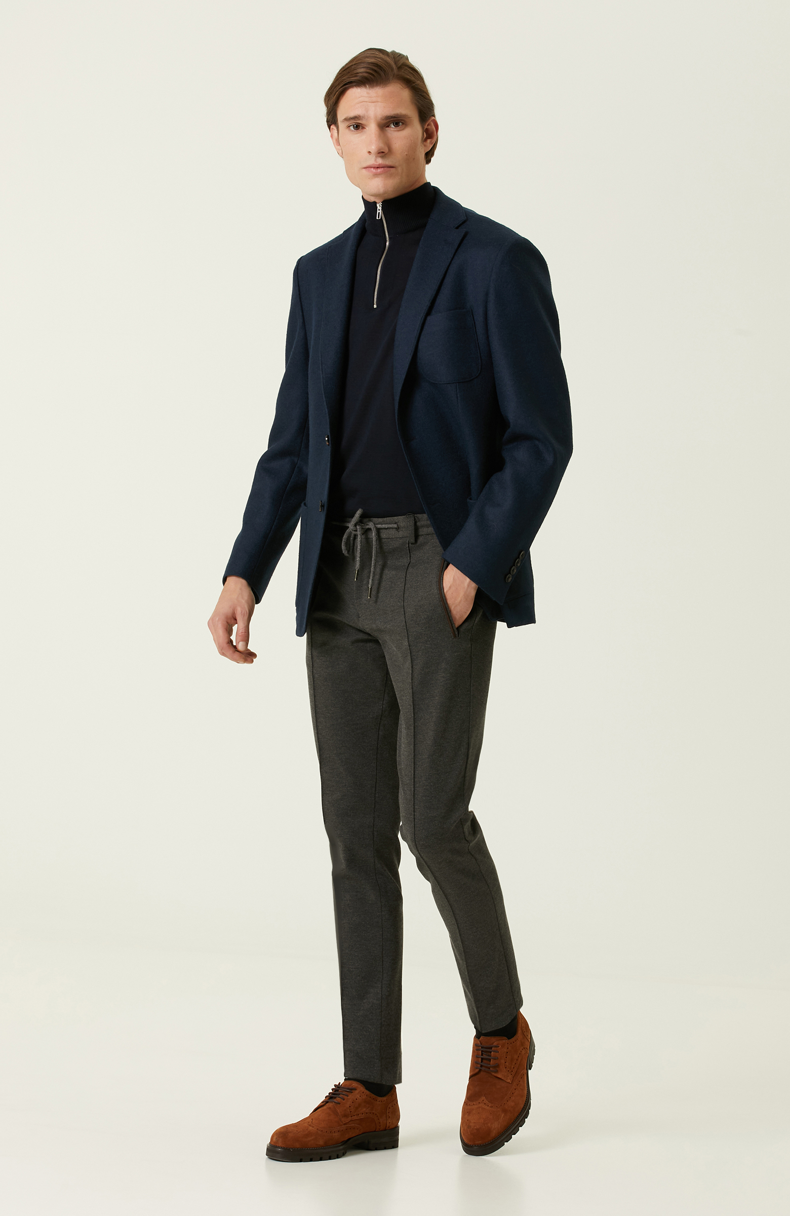 Jogger Fit Antrasit Pantolon