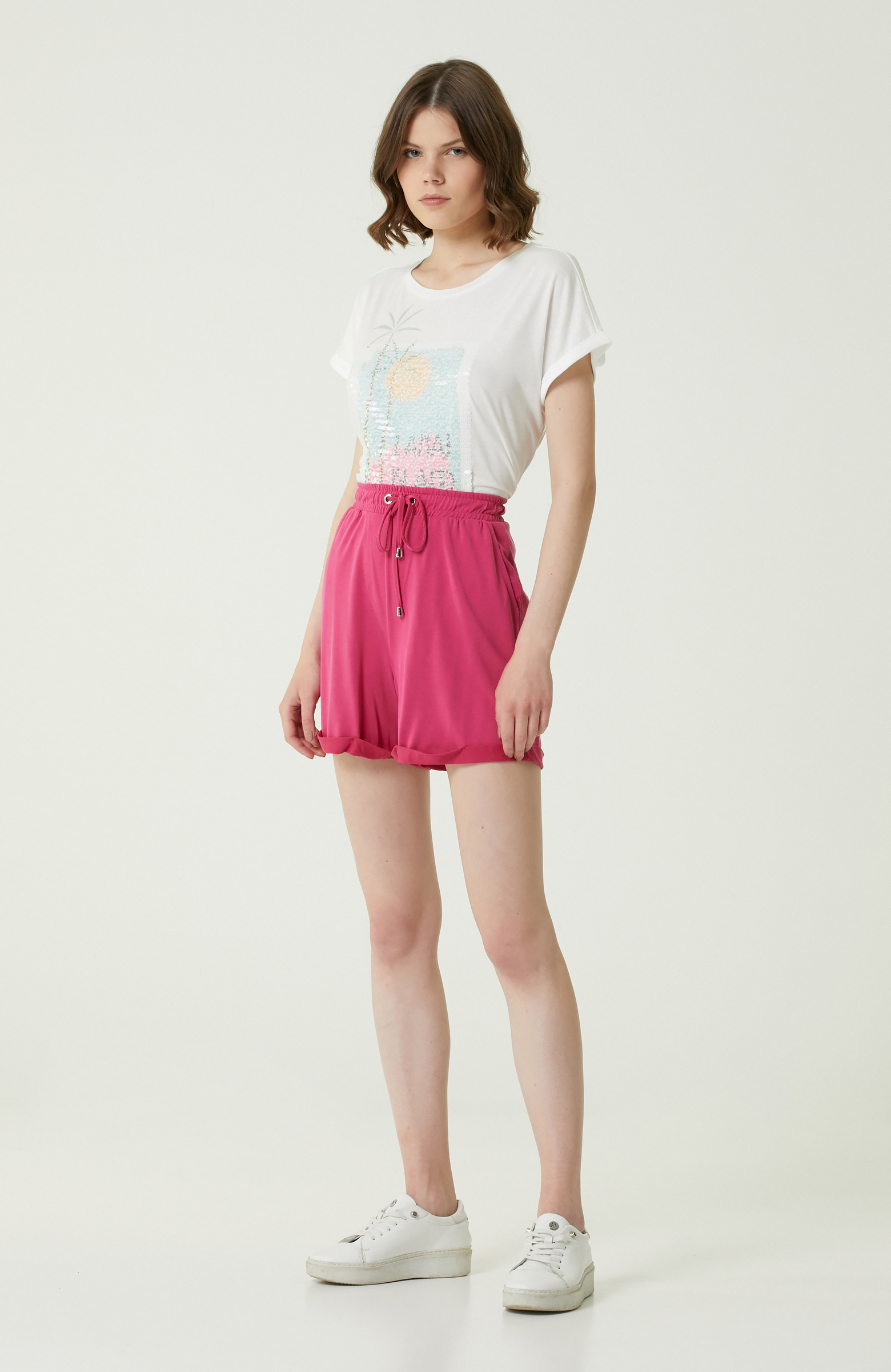 Basic Fit Fuşya Şort