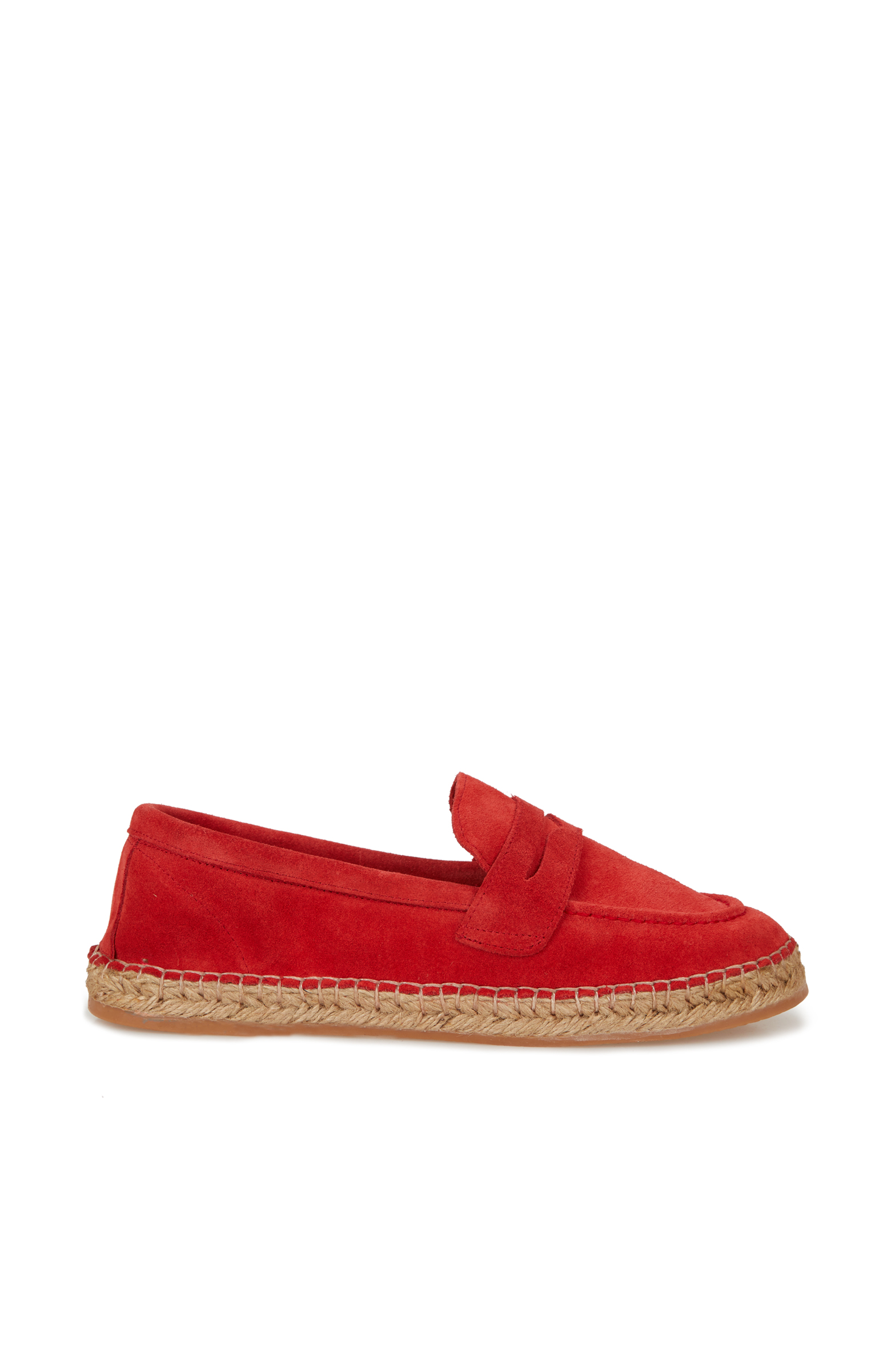 Kırmızı Bant Detaylı Kadın Espadril Kırmızı Bant Detaylı Kadın Espadril