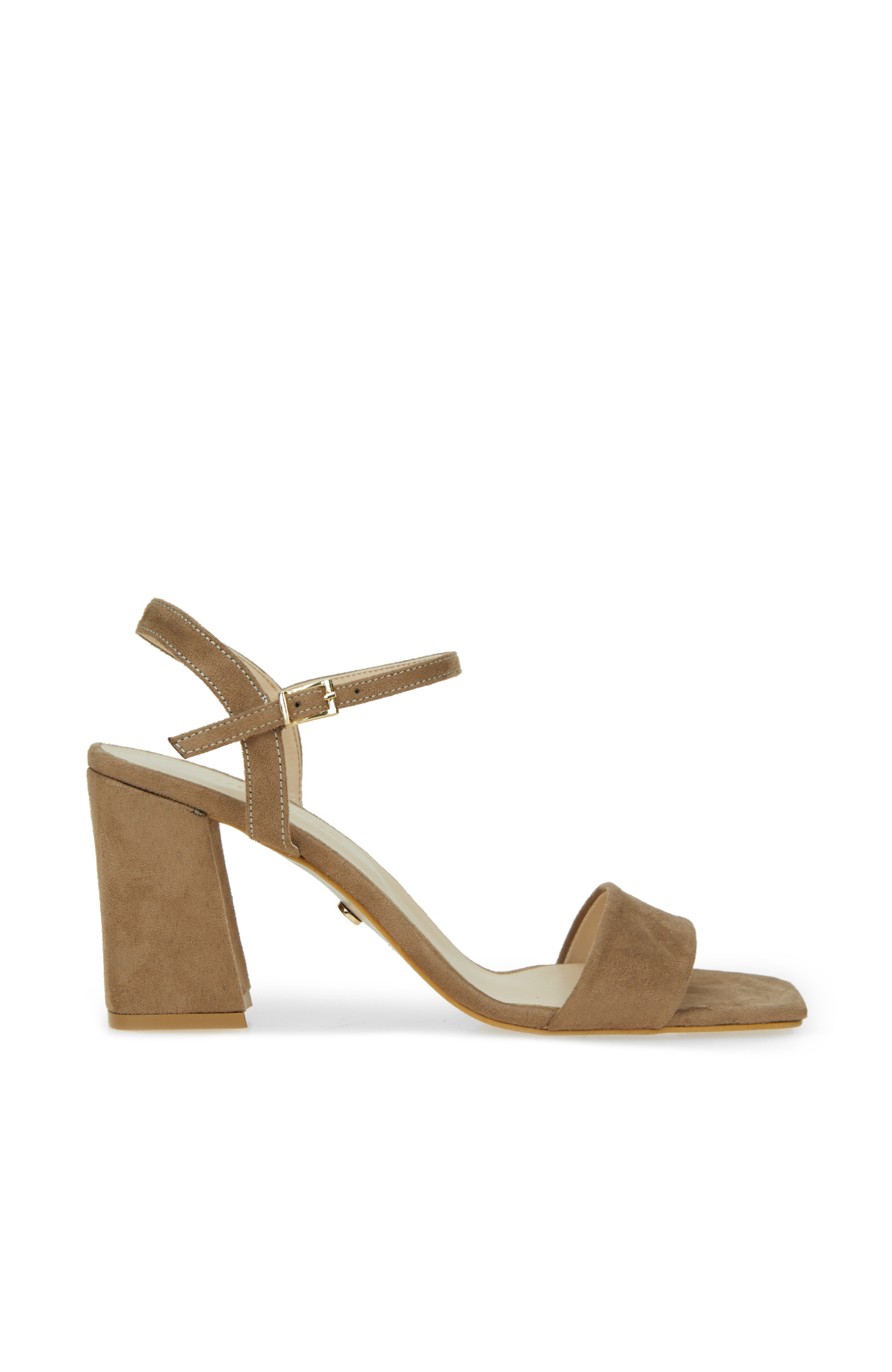 Bej Bantlı Kadın Sandalet