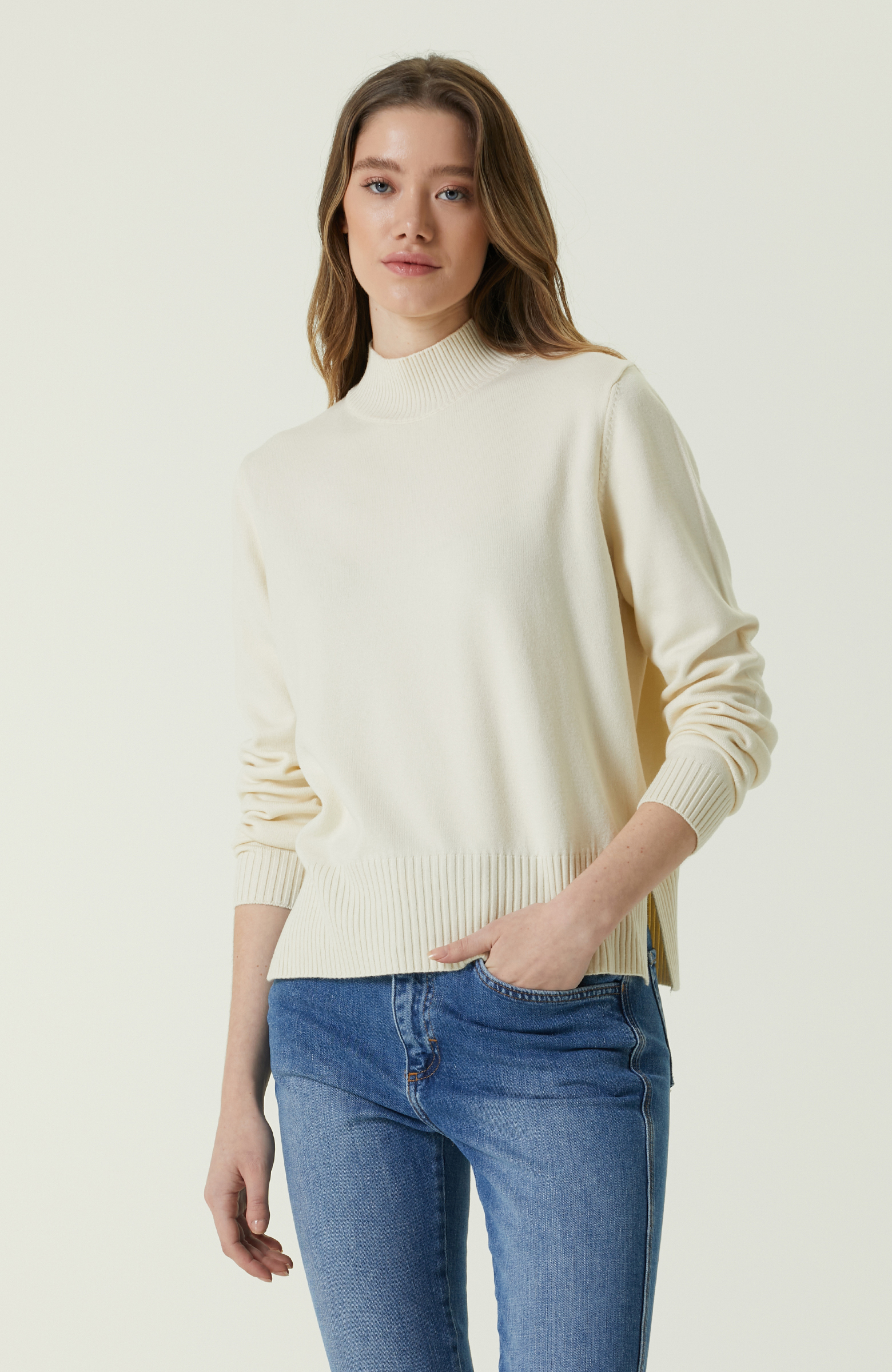 Basic Fit Ekru Kazak Basic Fit Ekru Kazak