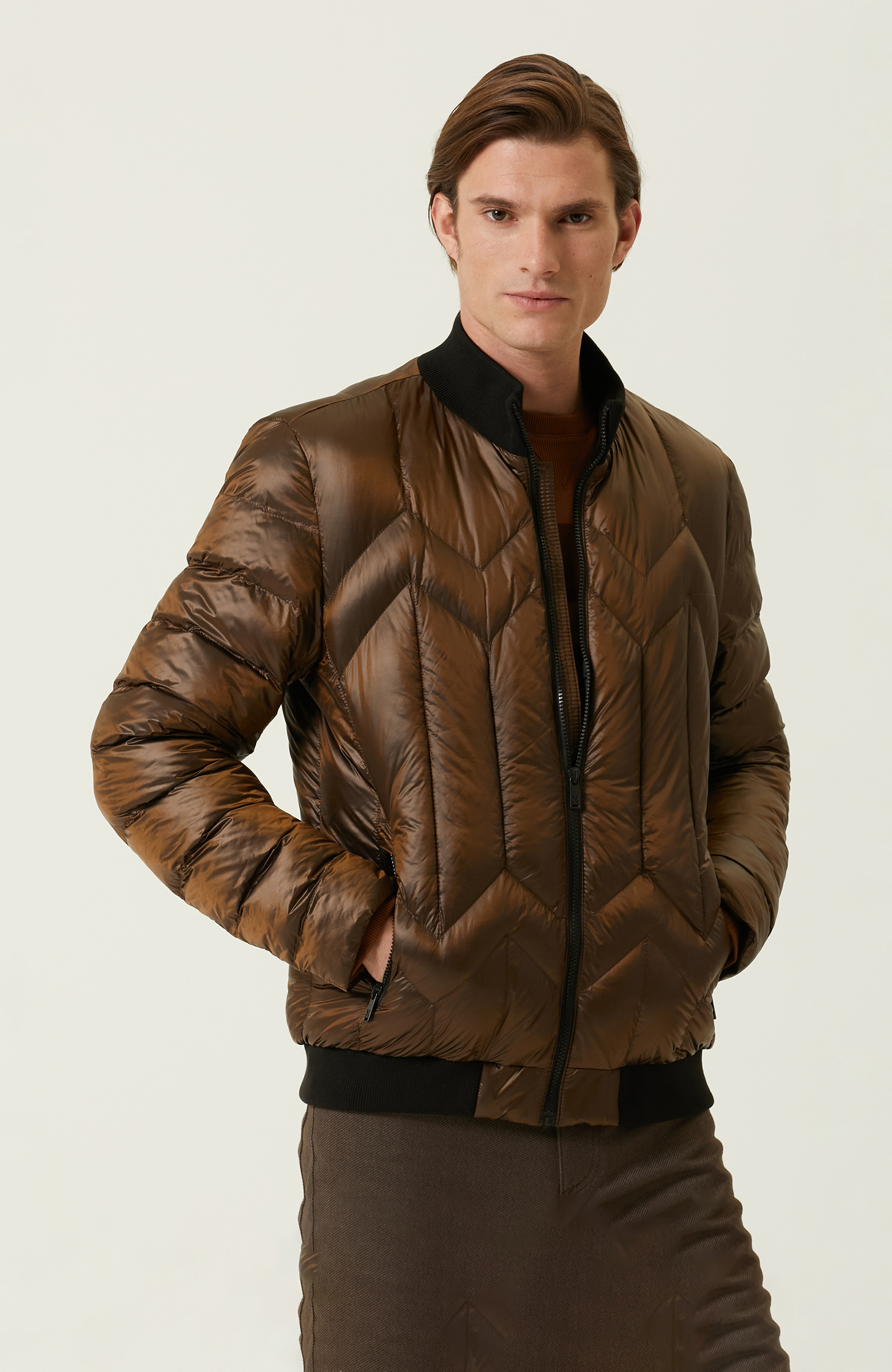 Slim Fit Bakır Mont