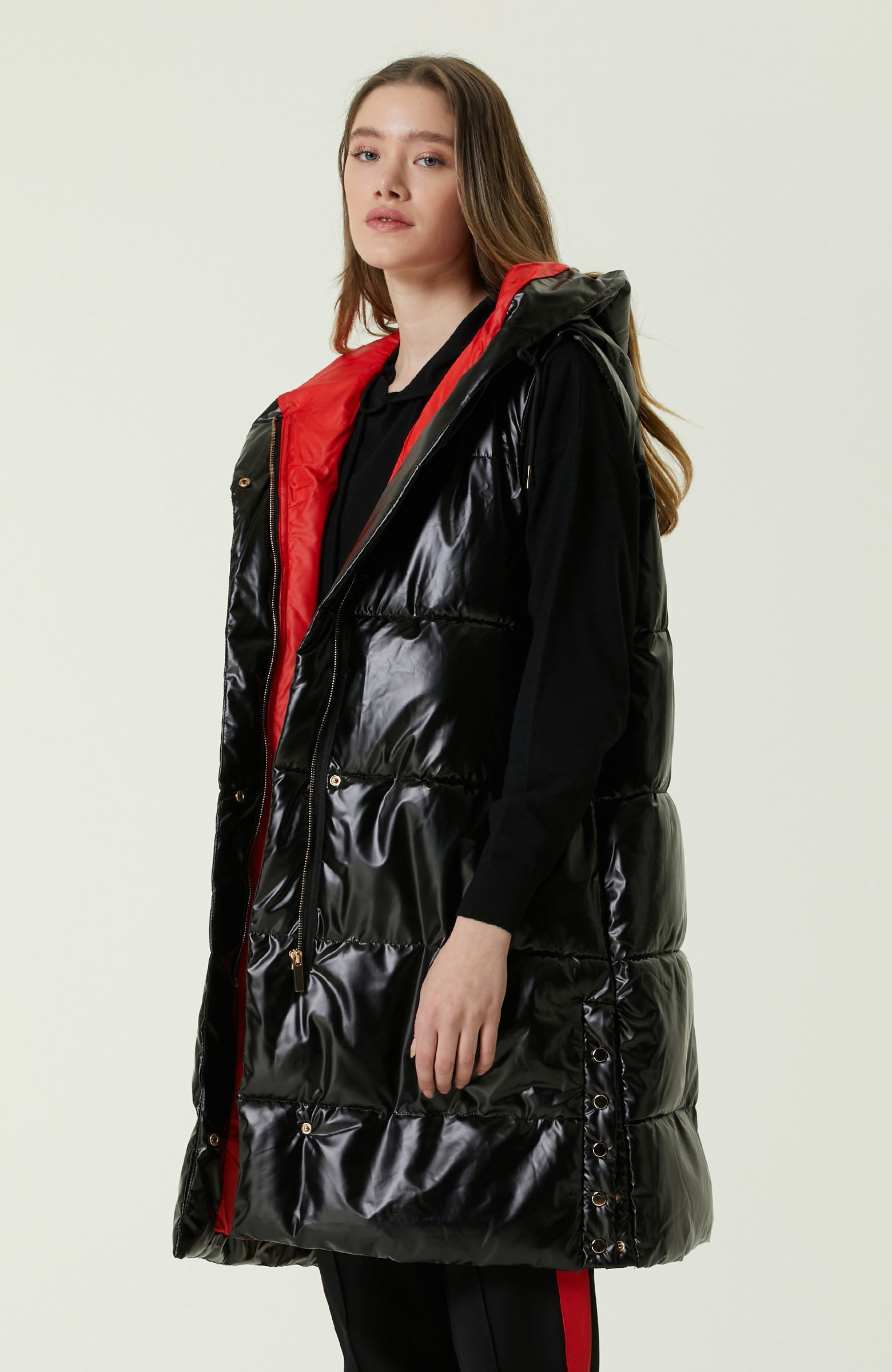 Regular Fit Siyah Casual Yelek