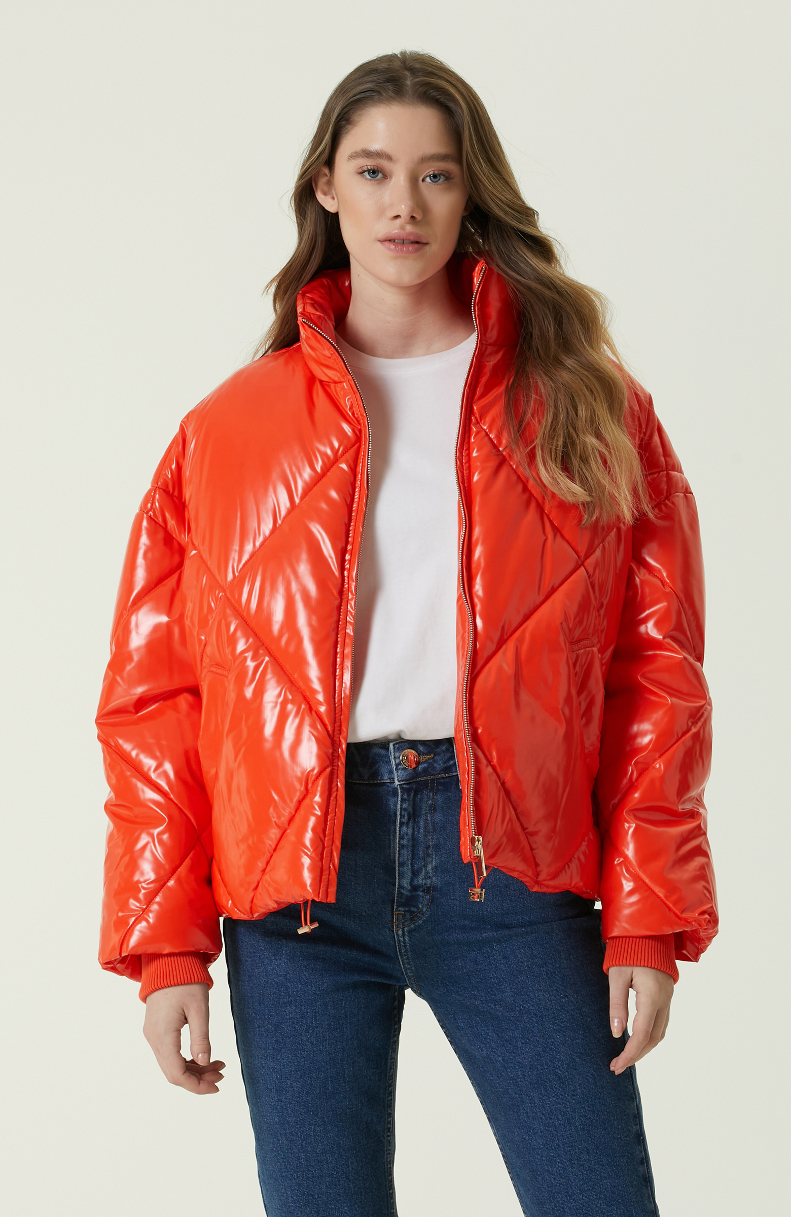 Regular Fit Turuncu Puff Mont Regular Fit Turuncu Puff Mont