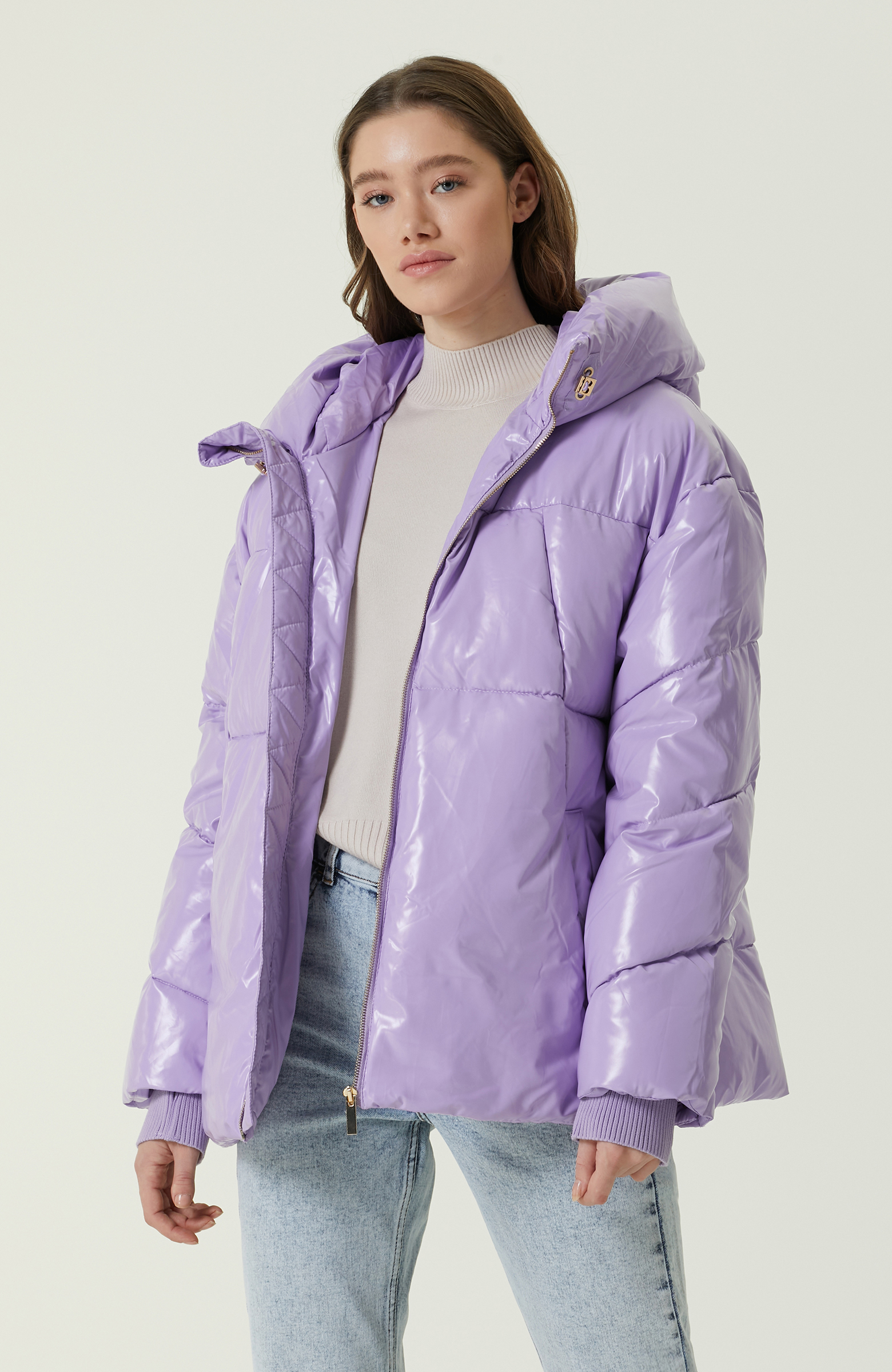 Regular Fit Lila Puff Mont Regular Fit Lila Puff Mont