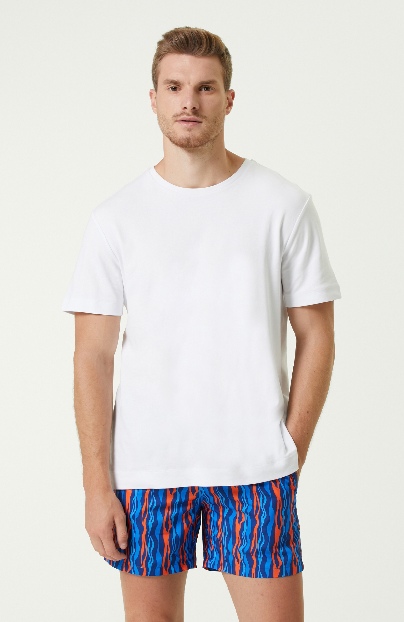 Lacivert Desenli Mayo