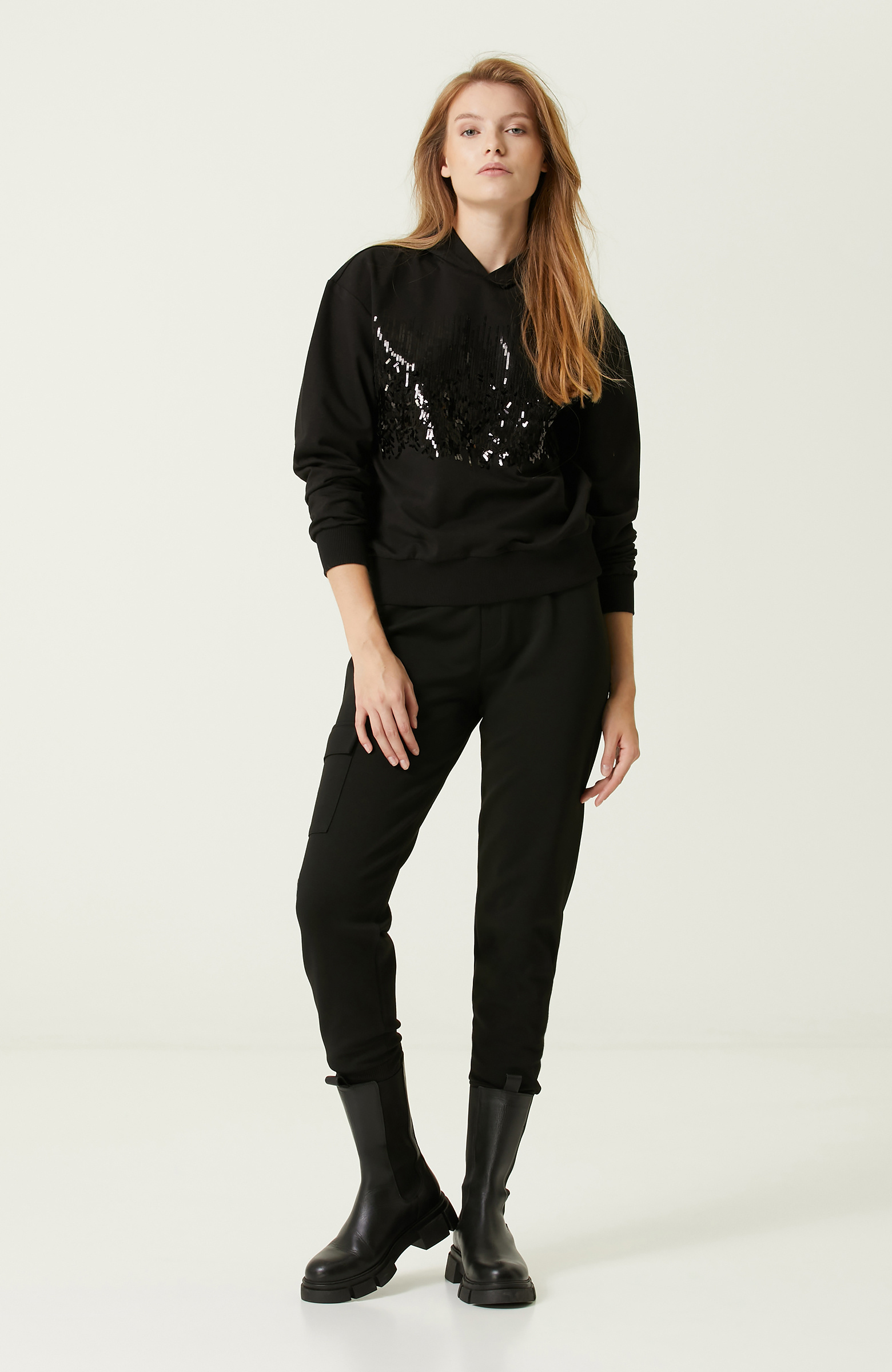 Basic Fit Siyah Jogger Eşofman