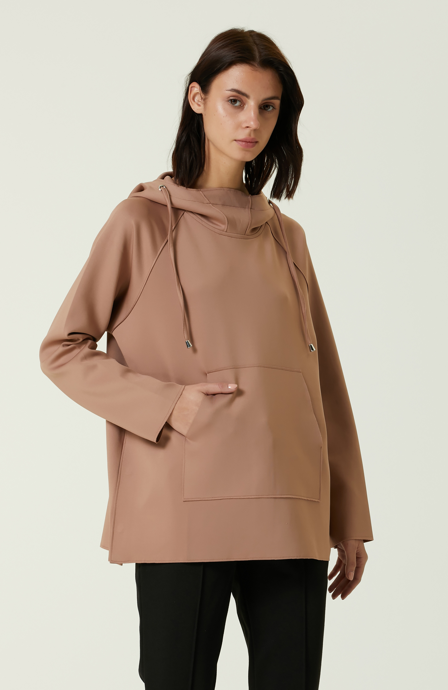 Geniş Fit Vizon Sweatshirt