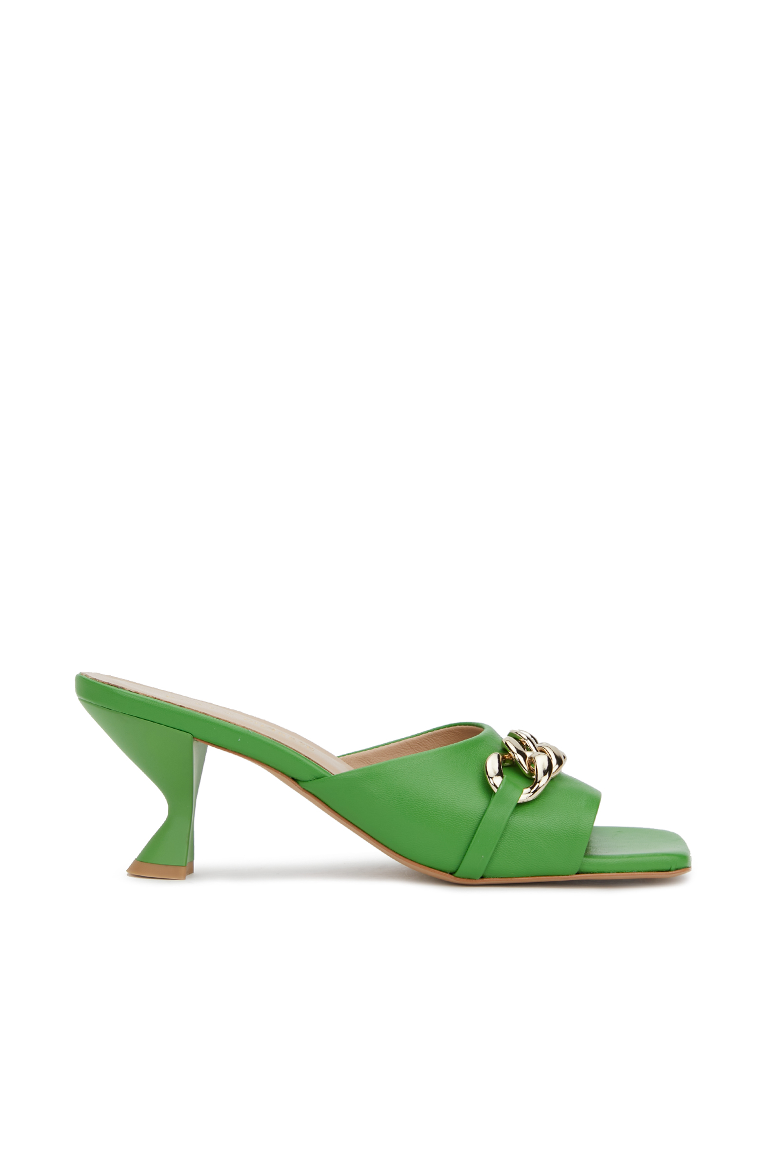 Dcey X Divarese Sofie Yeşil Topuklu Deri Terlik Dcey X Divarese Sofie Yeşil Topuklu Deri Terlik