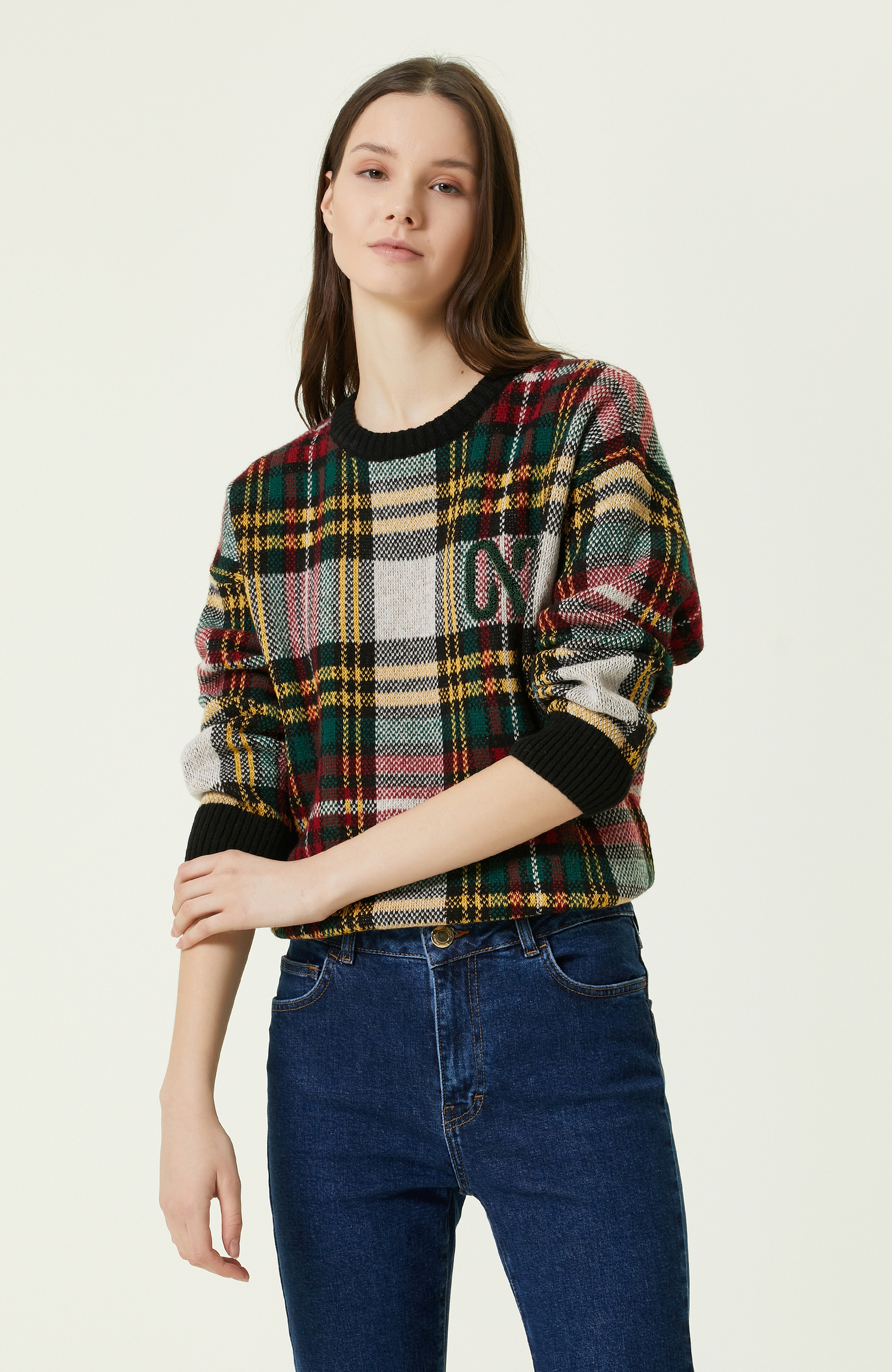 Basic Fit Siyah Bej Kazak