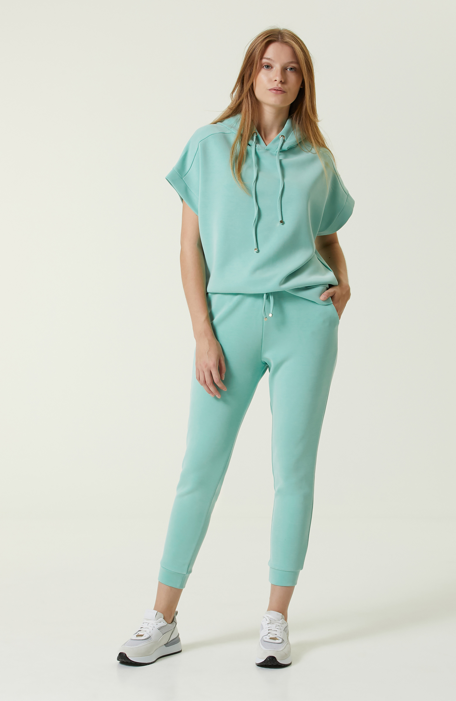 Slim Fit Mint Jogger Eşofman