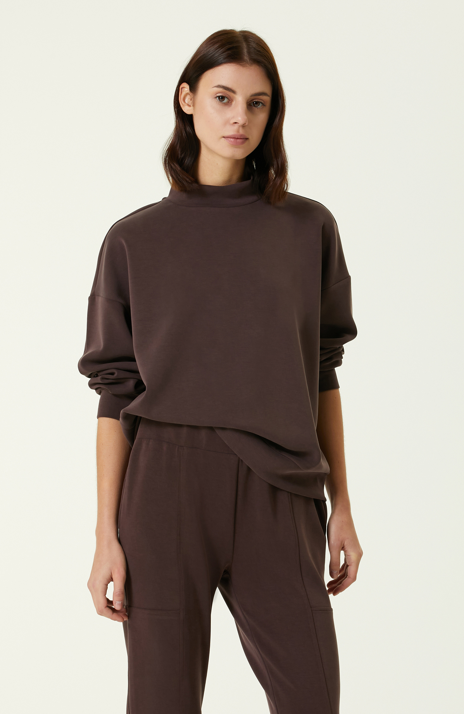 Basic Fit Bordo Sweatshirt