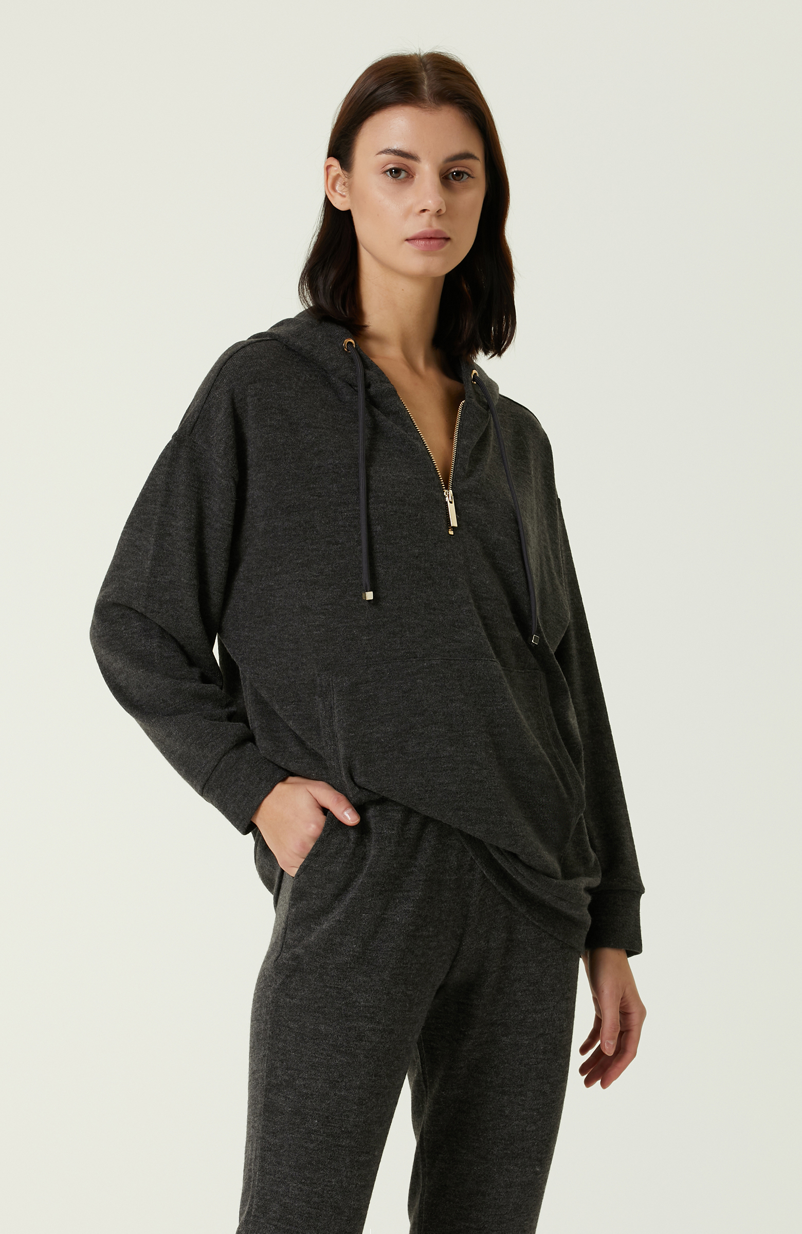 Basic Fit Antrasit Sweatshirt