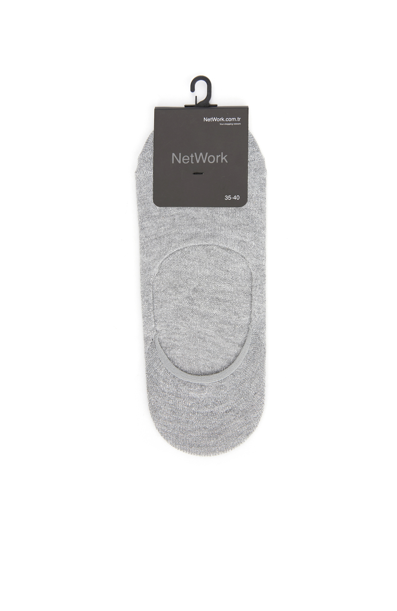 Gri Melanj Kadın Çorap