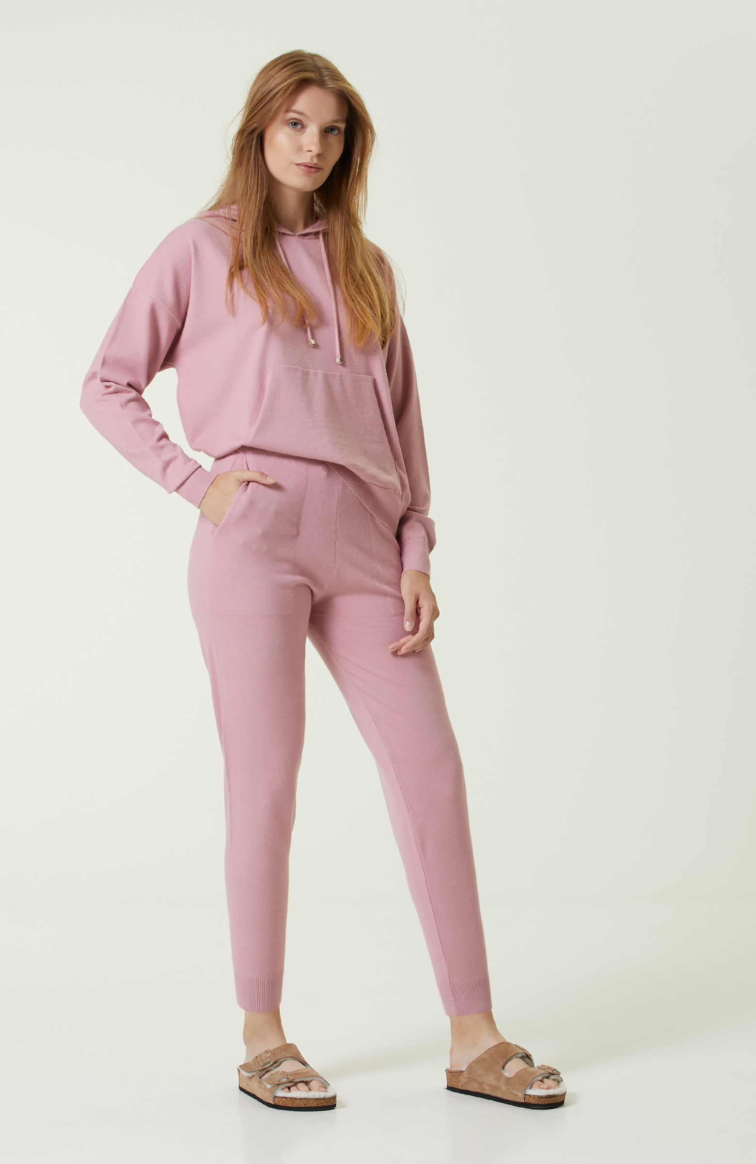 Slim Fit Pembe Jogger Eşofman Slim Fit Pembe Jogger Eşofman