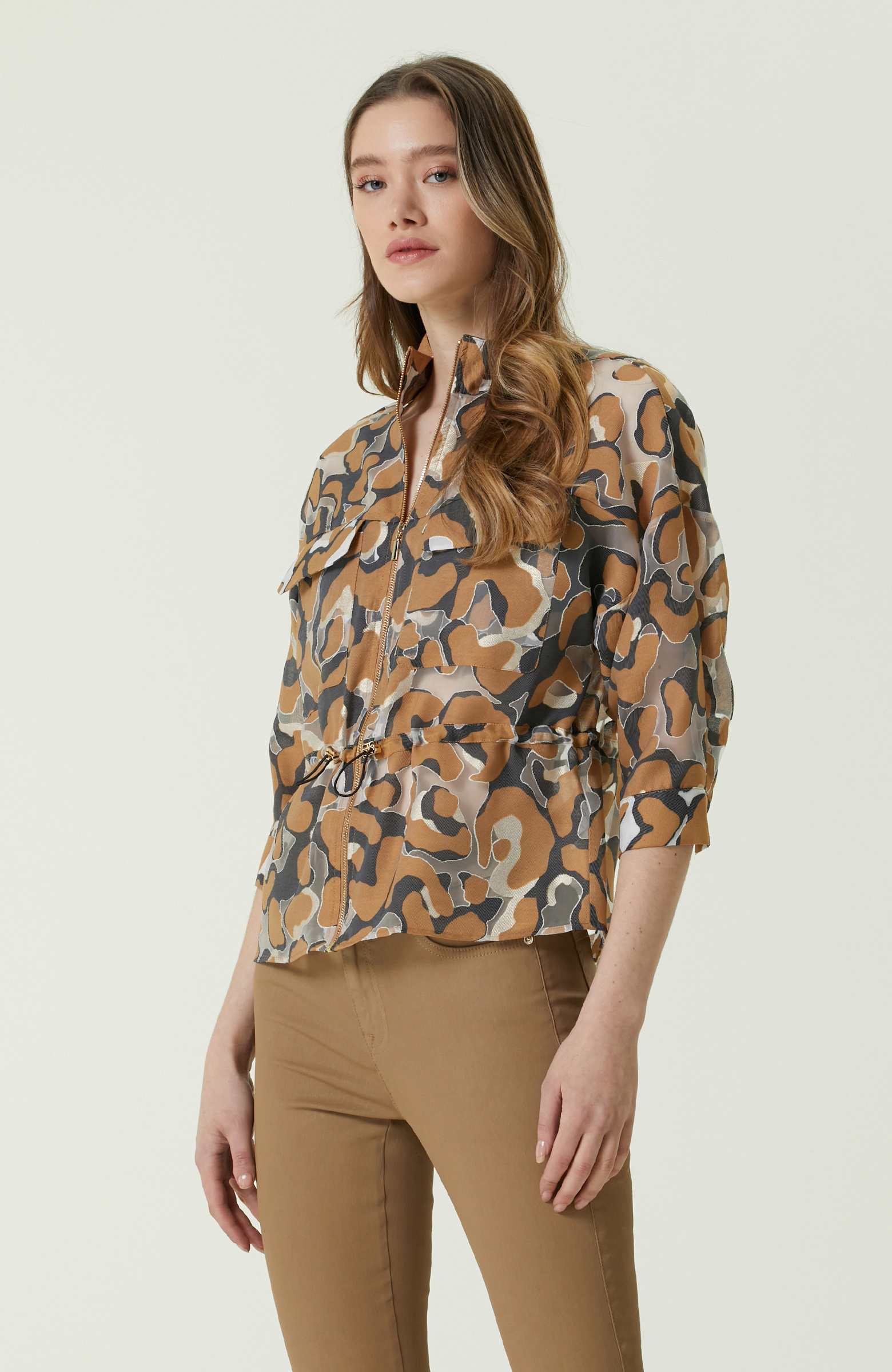 Regular Fit Camel Gömlek