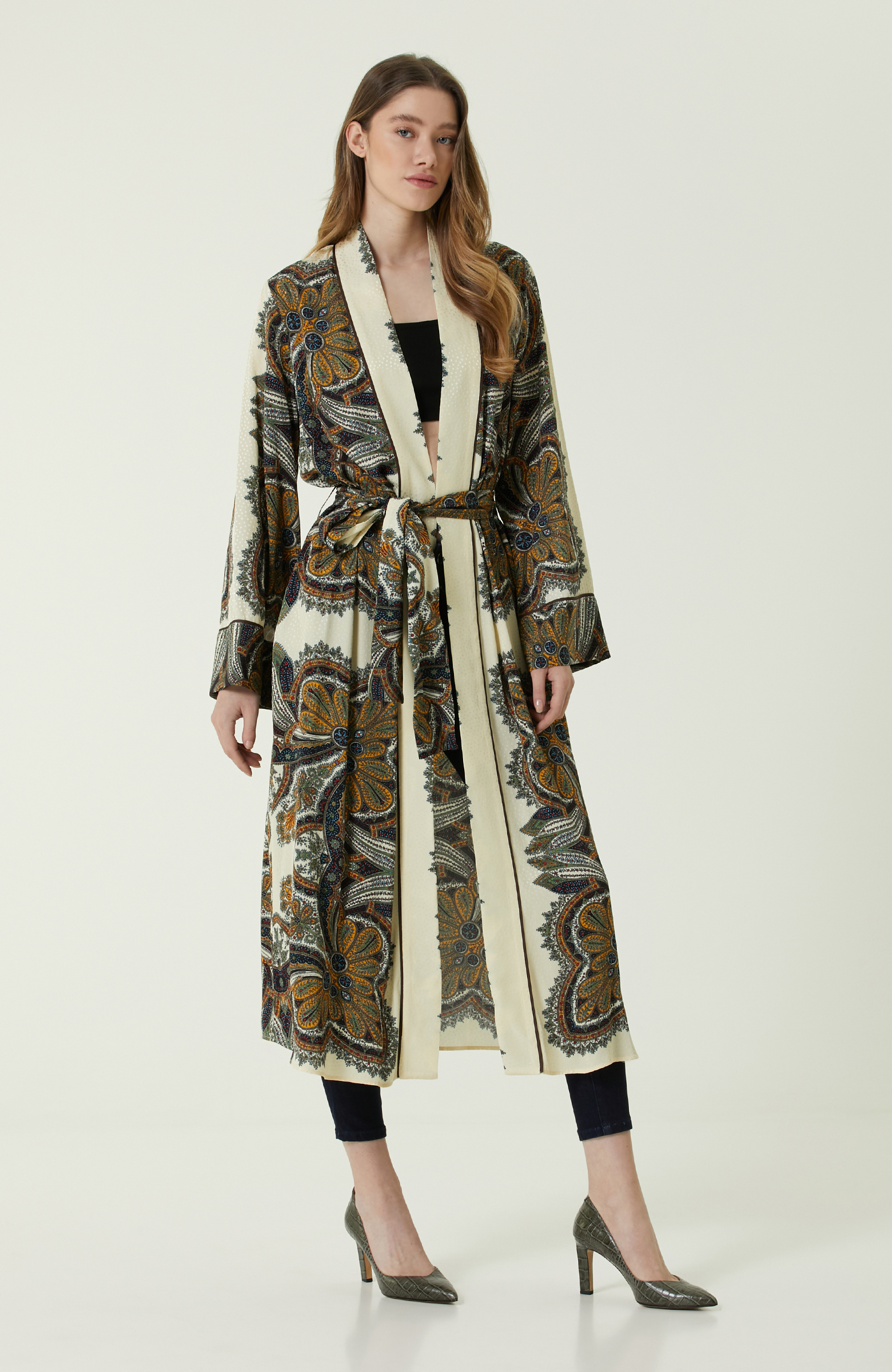 Regular Fit Haki Kaftan