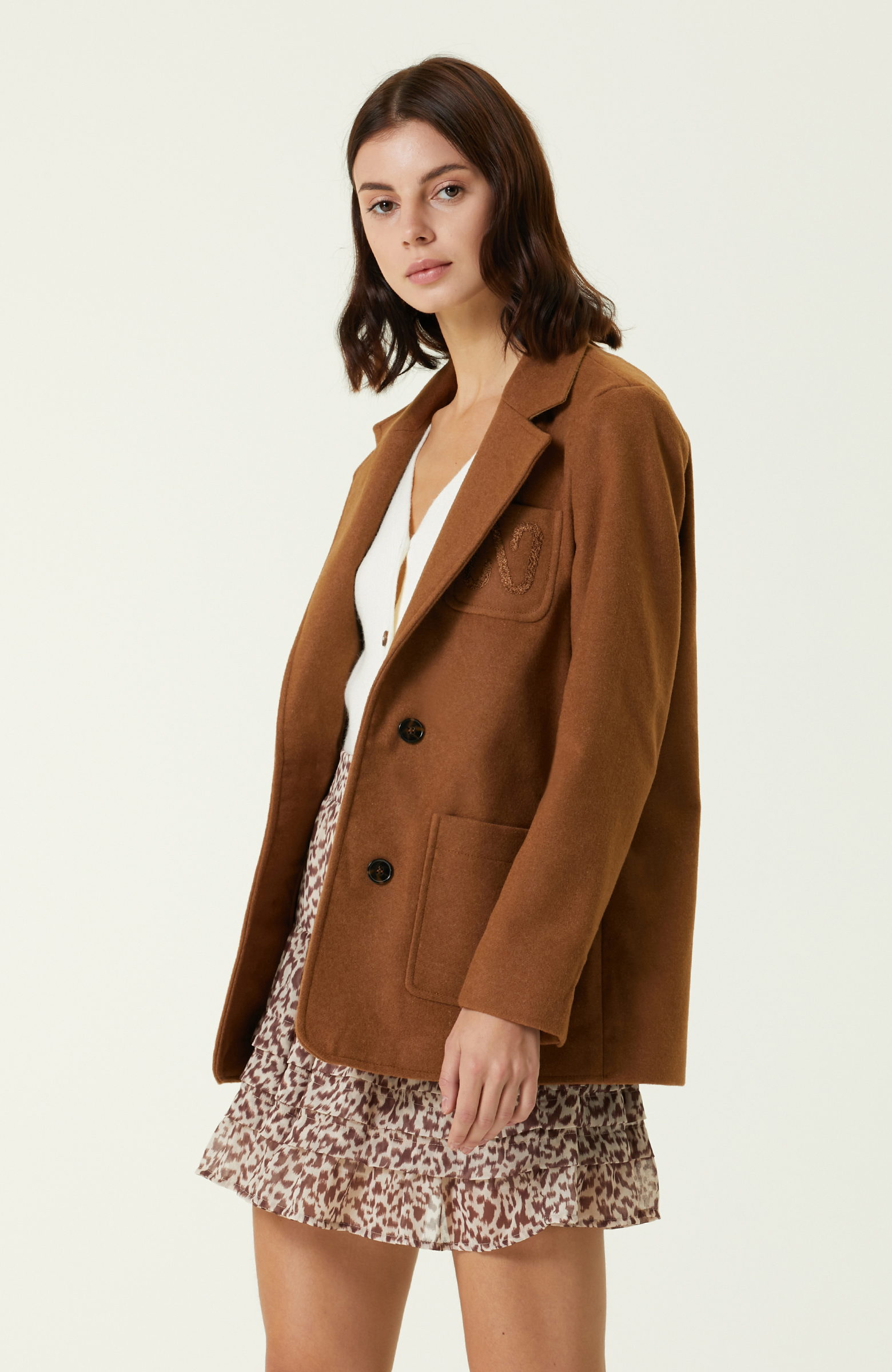 Regular Fit Açık Kahverengi Ceket