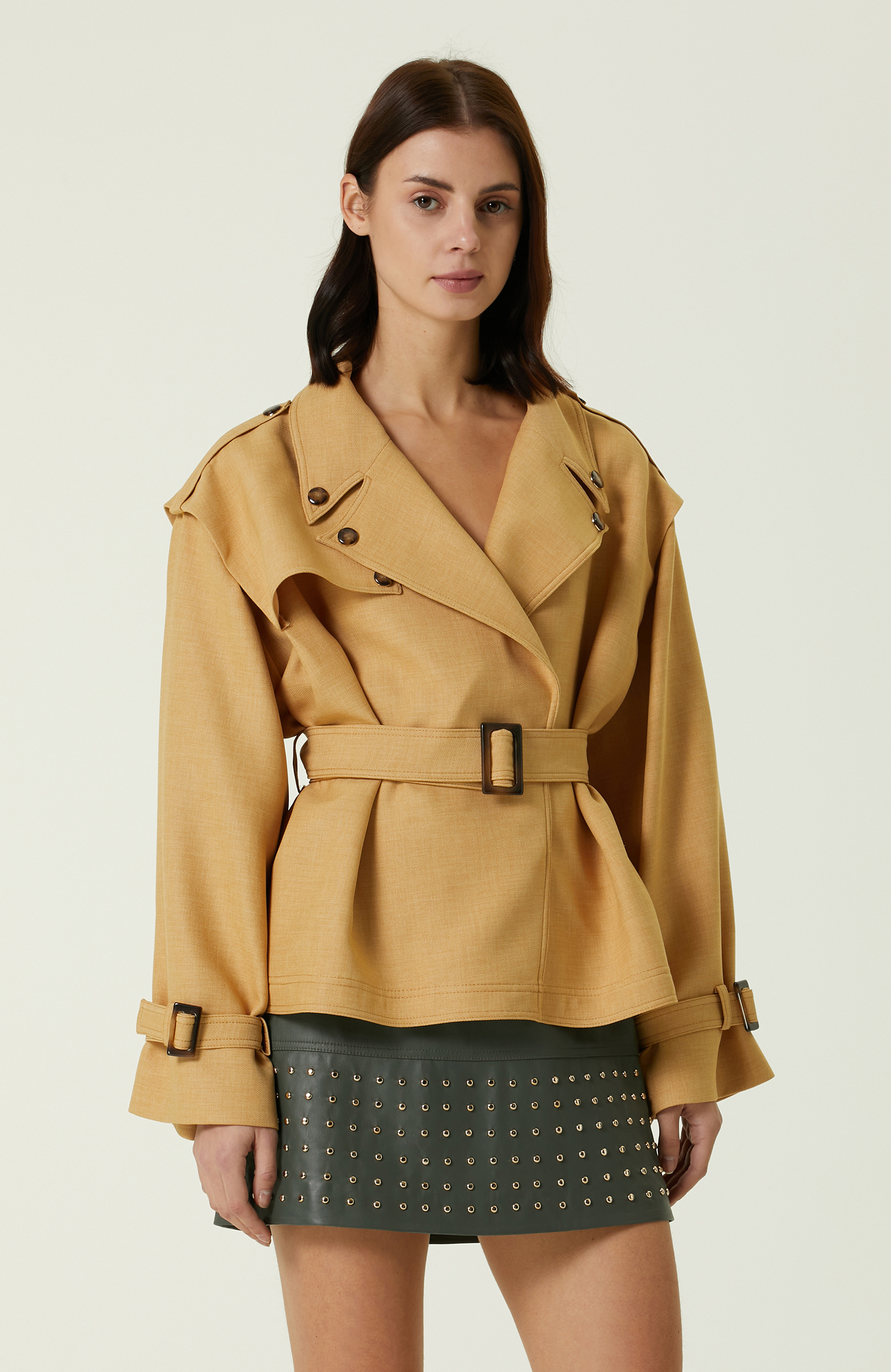 Regular Fit Camel Mont