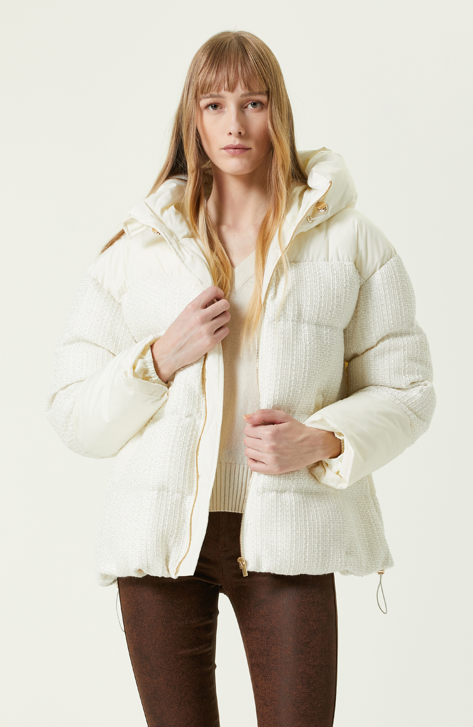 Regular Fit Ekru Mont