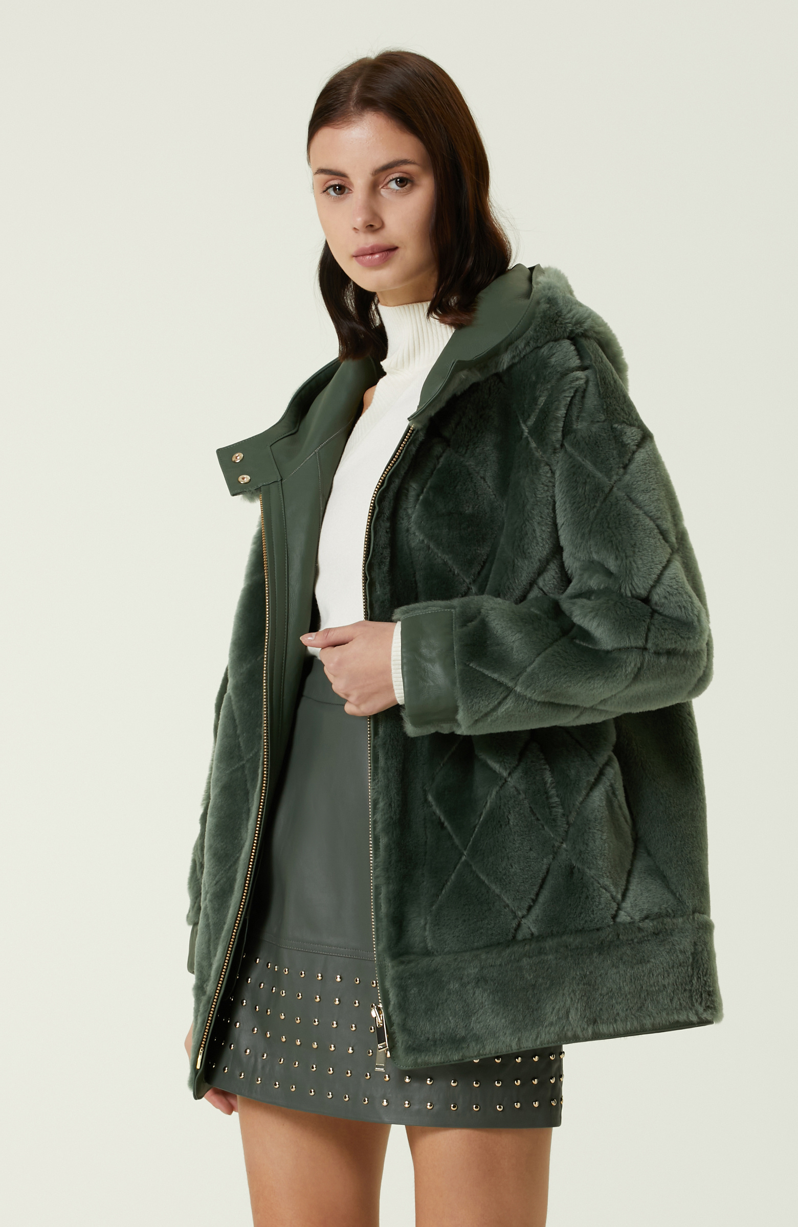 Regular Fit Mint Deri Kaban