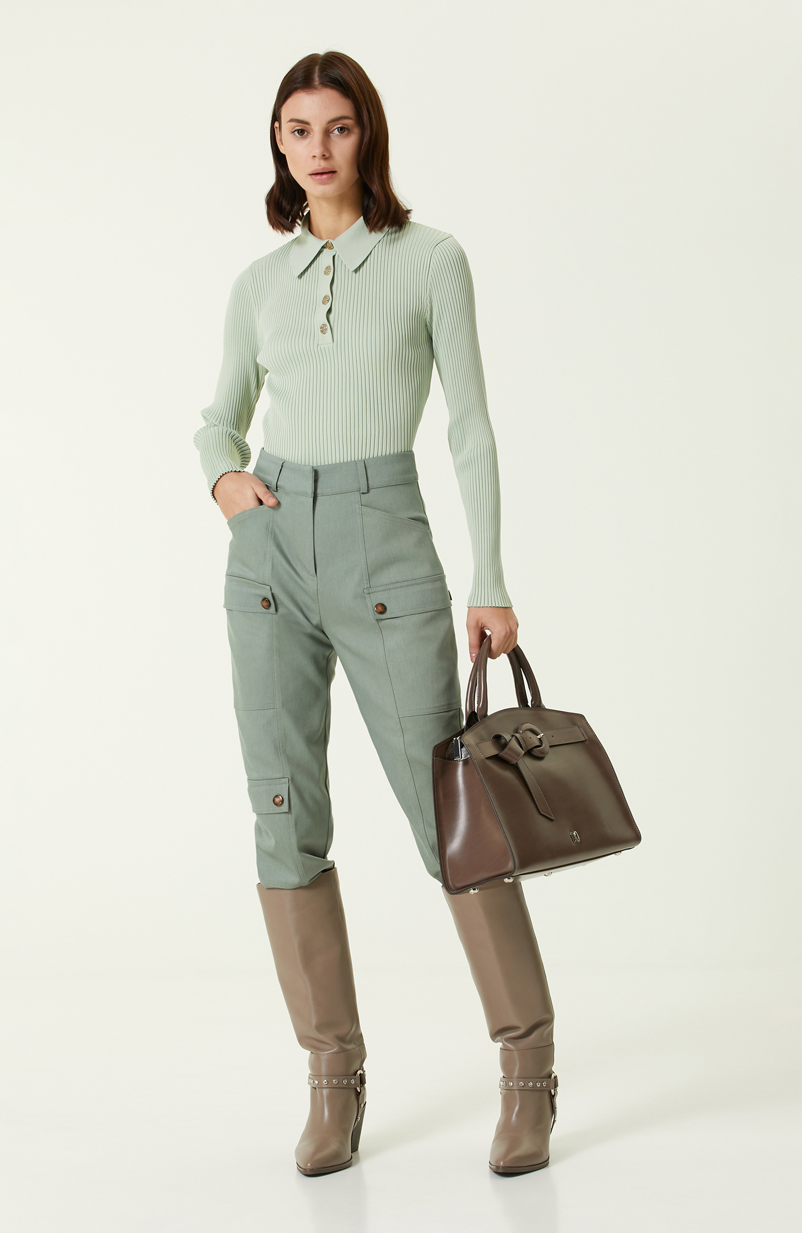 Regular Fit Mint Pantolon Regular Fit Mint Pantolon