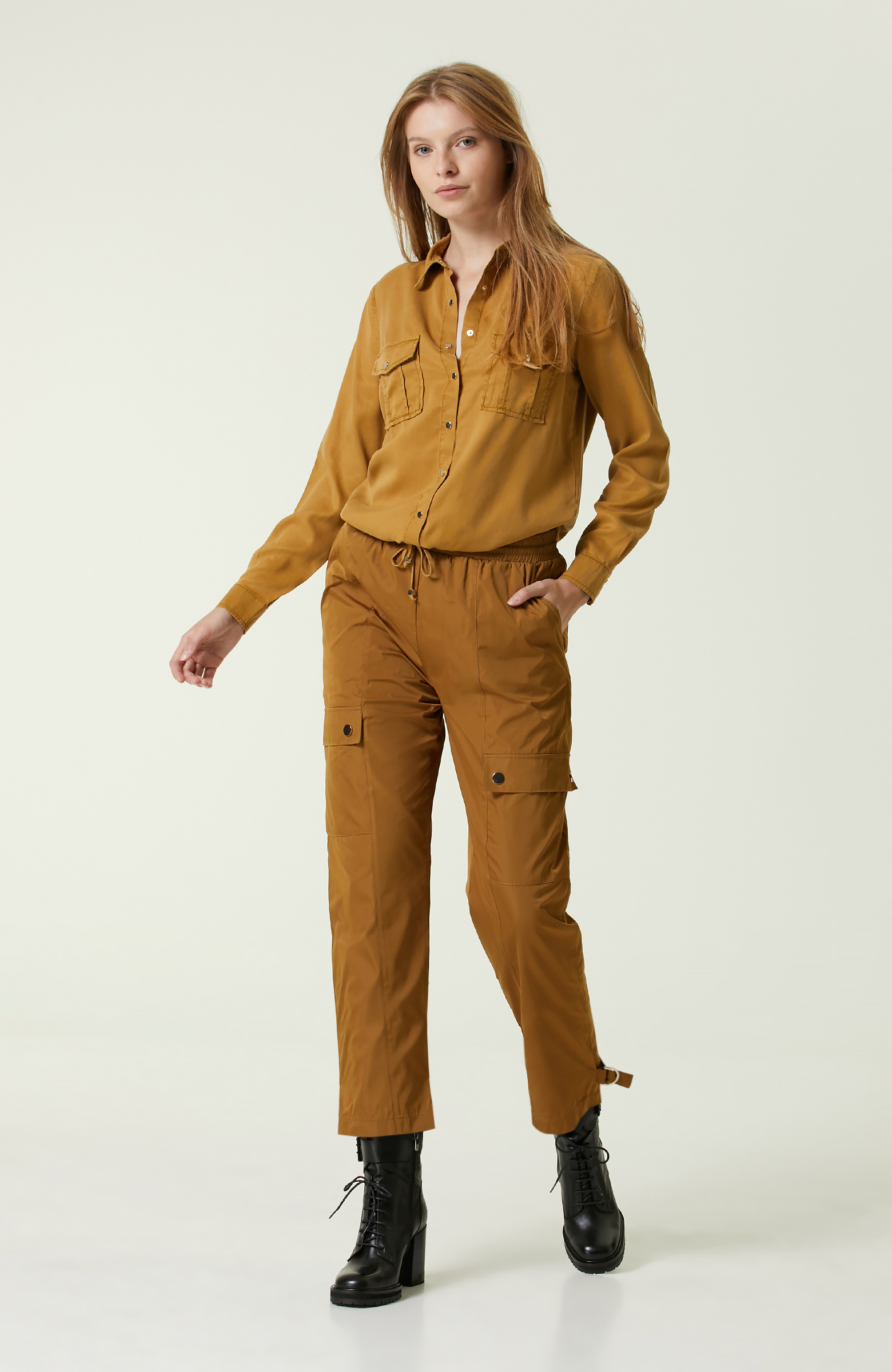 Regular Fit Camel Pantolon