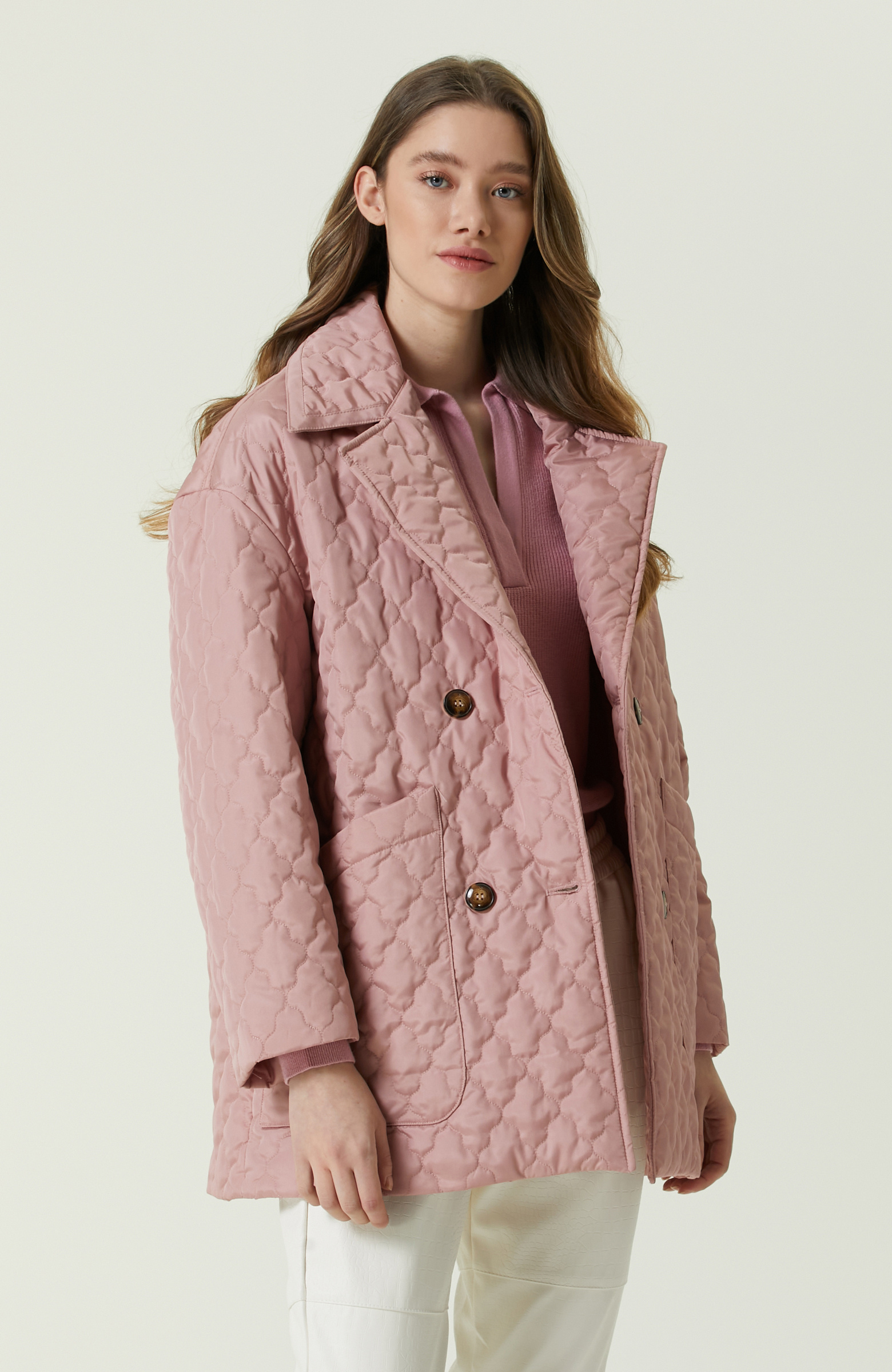 Regular Fit Pudra Pardösü Regular Fit Pudra Pardösü