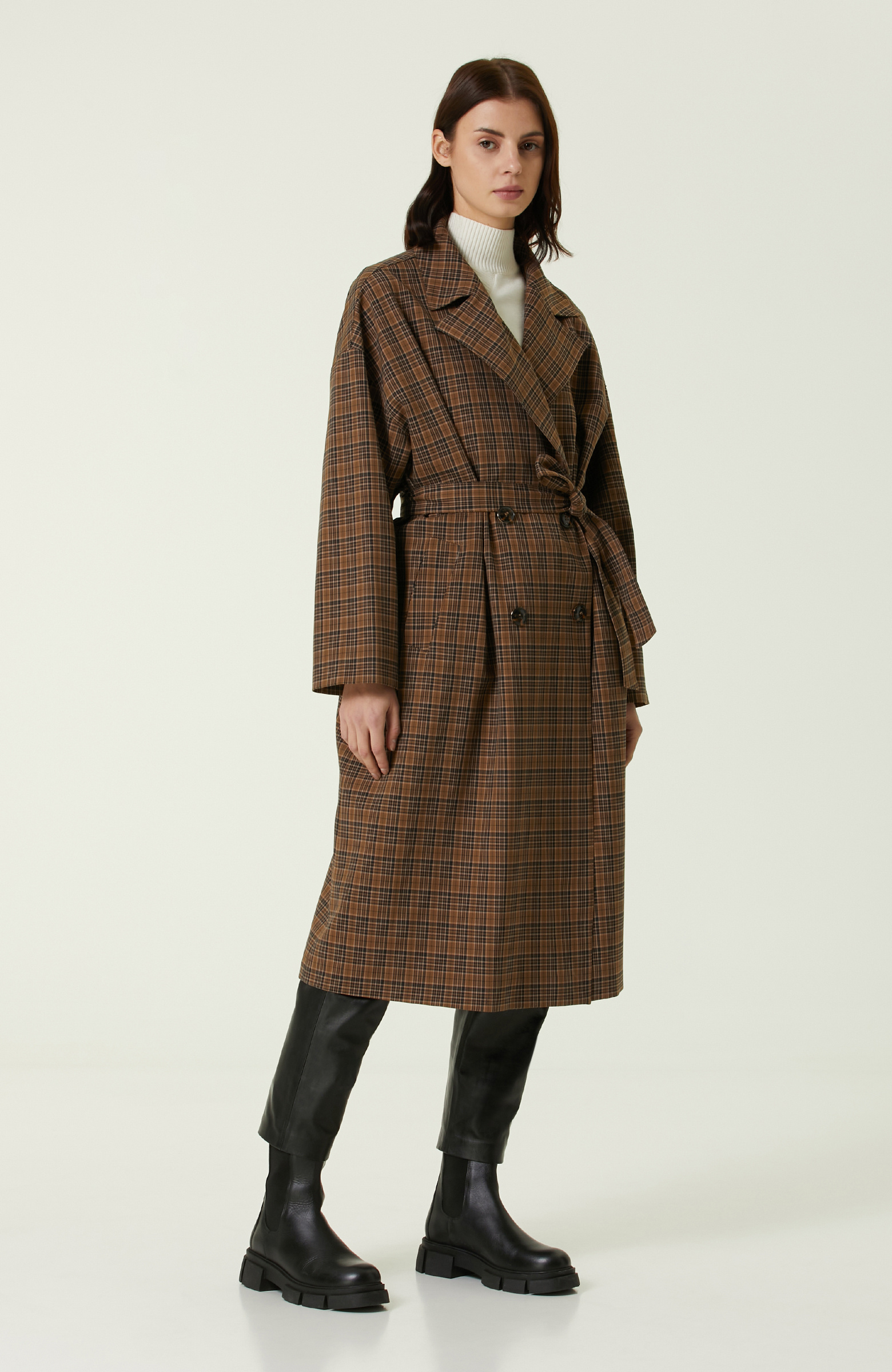 Regular Fit Kahverengi Pardösü