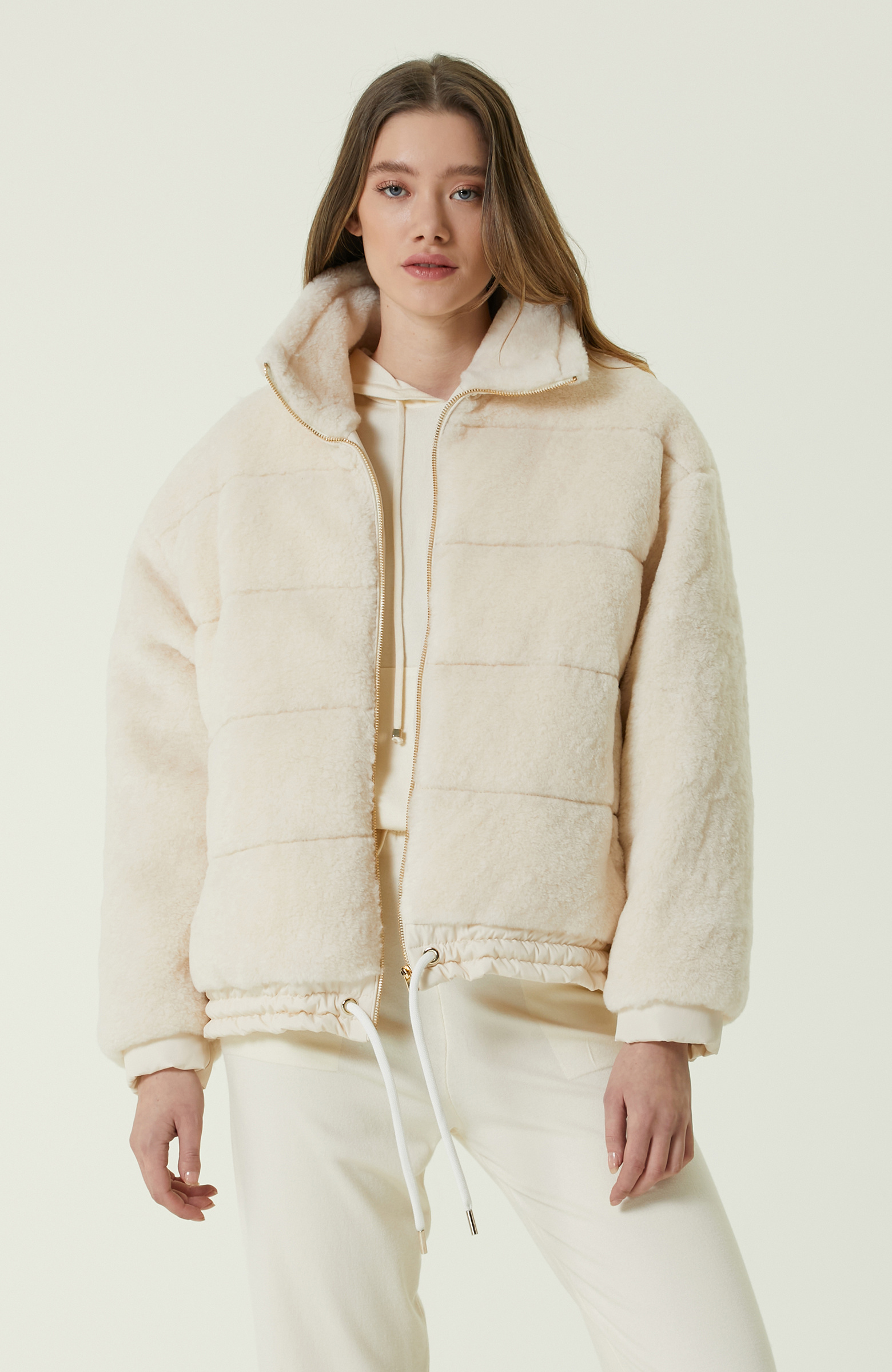 Regular Fit Ekru Mont