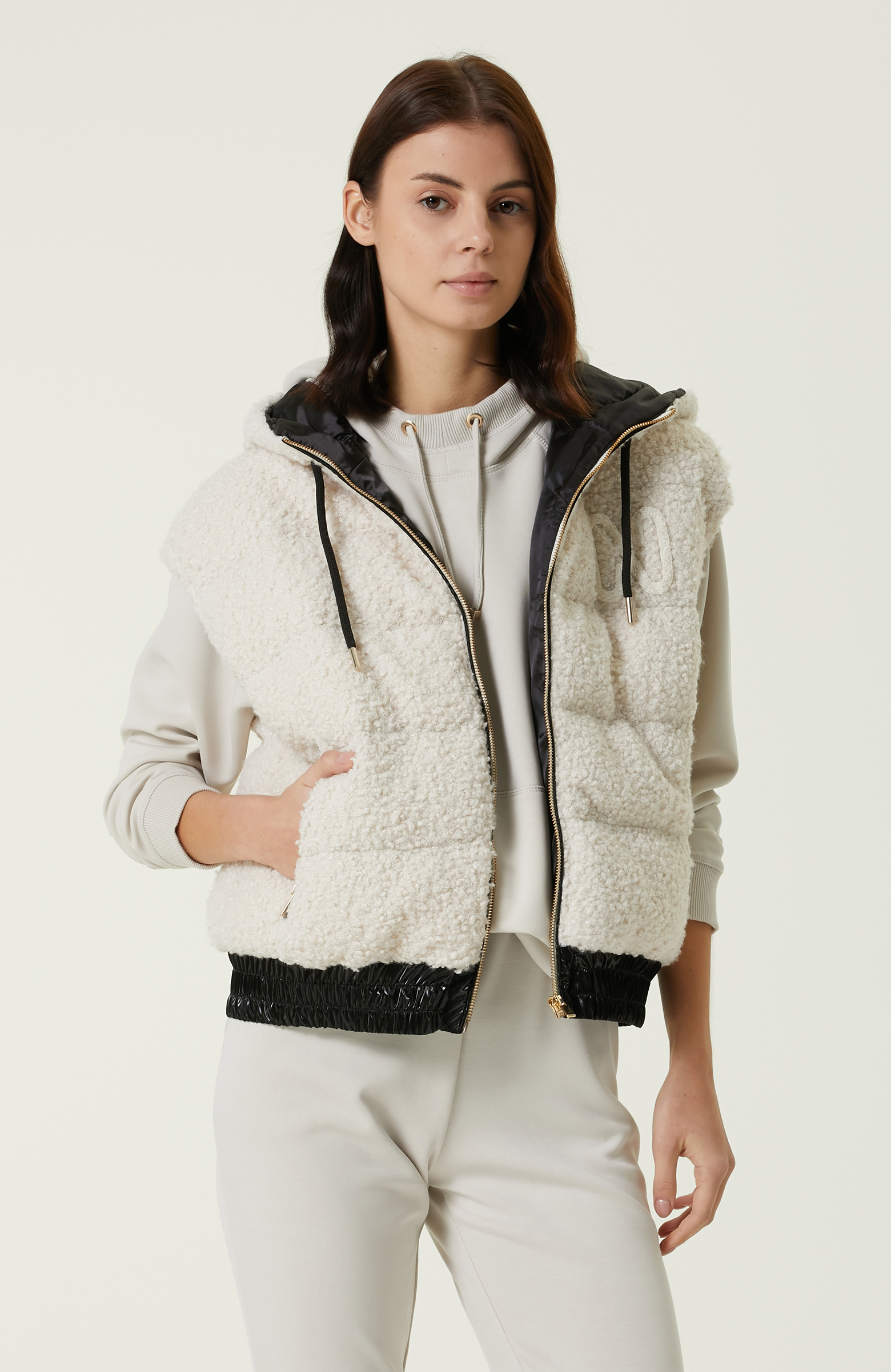 Regular Fit Ekru Casual Yelek