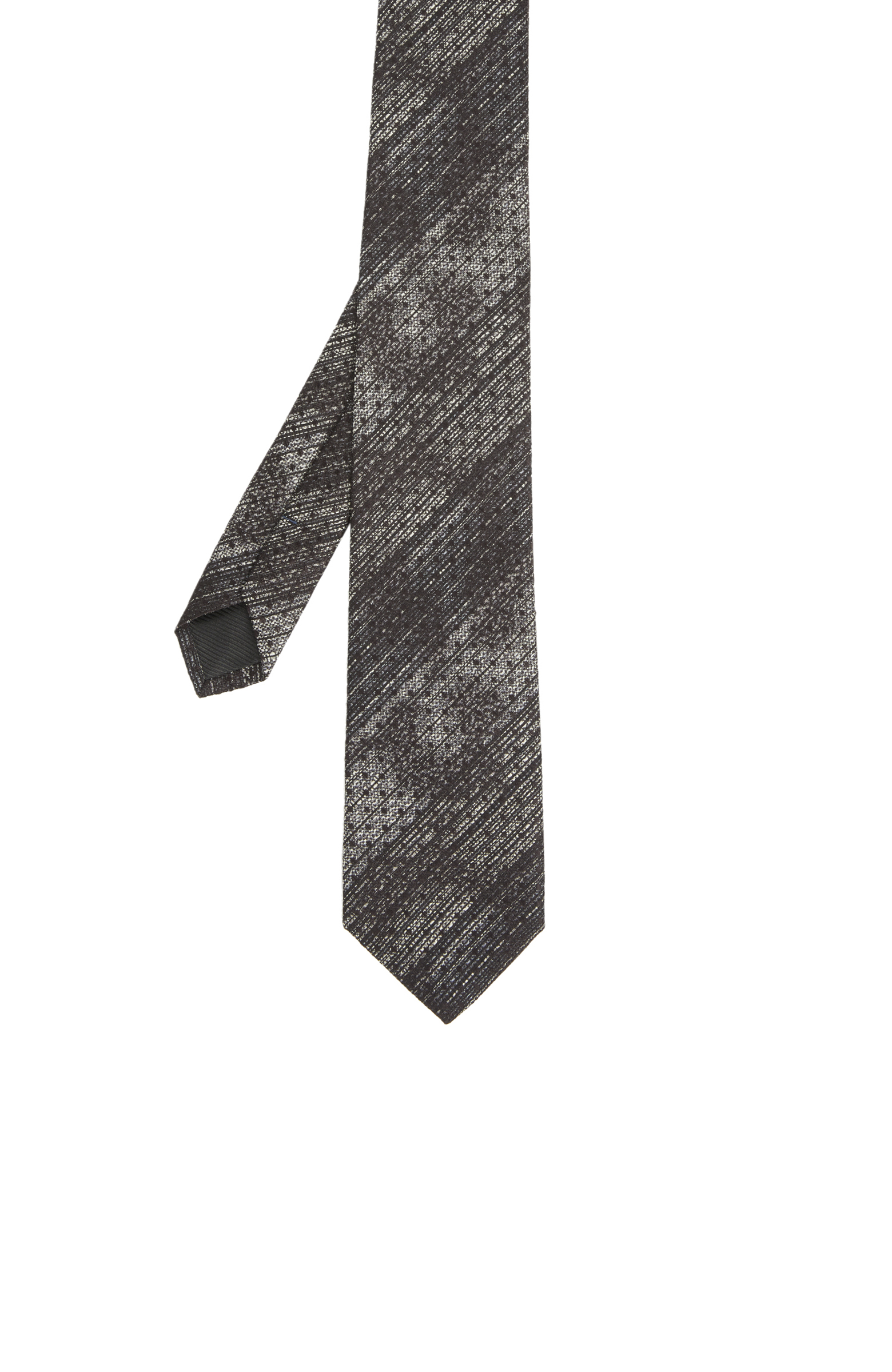 Siyah Puantiyeli İpek Kravat