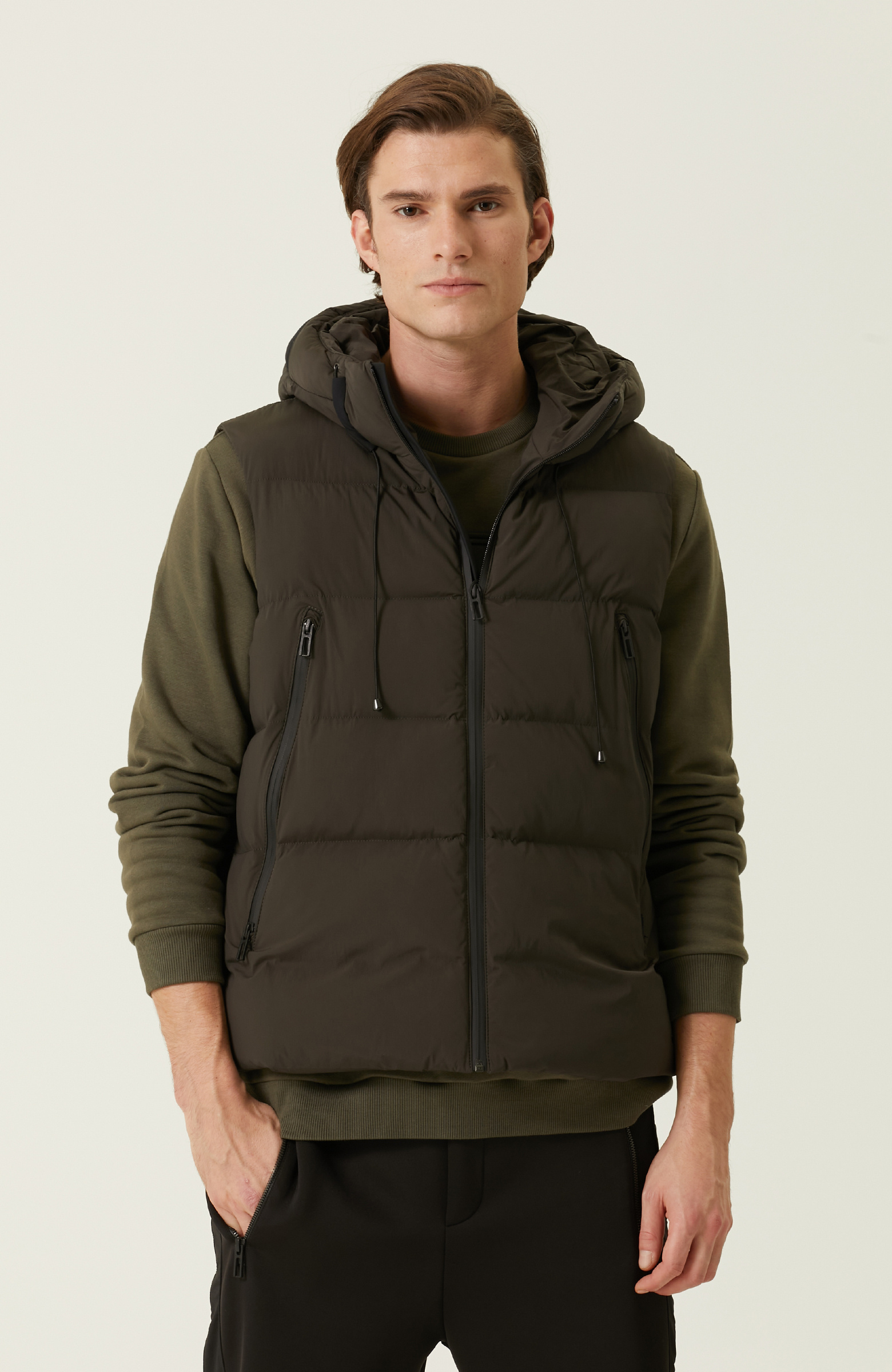 Comfort Fit Haki Yelek