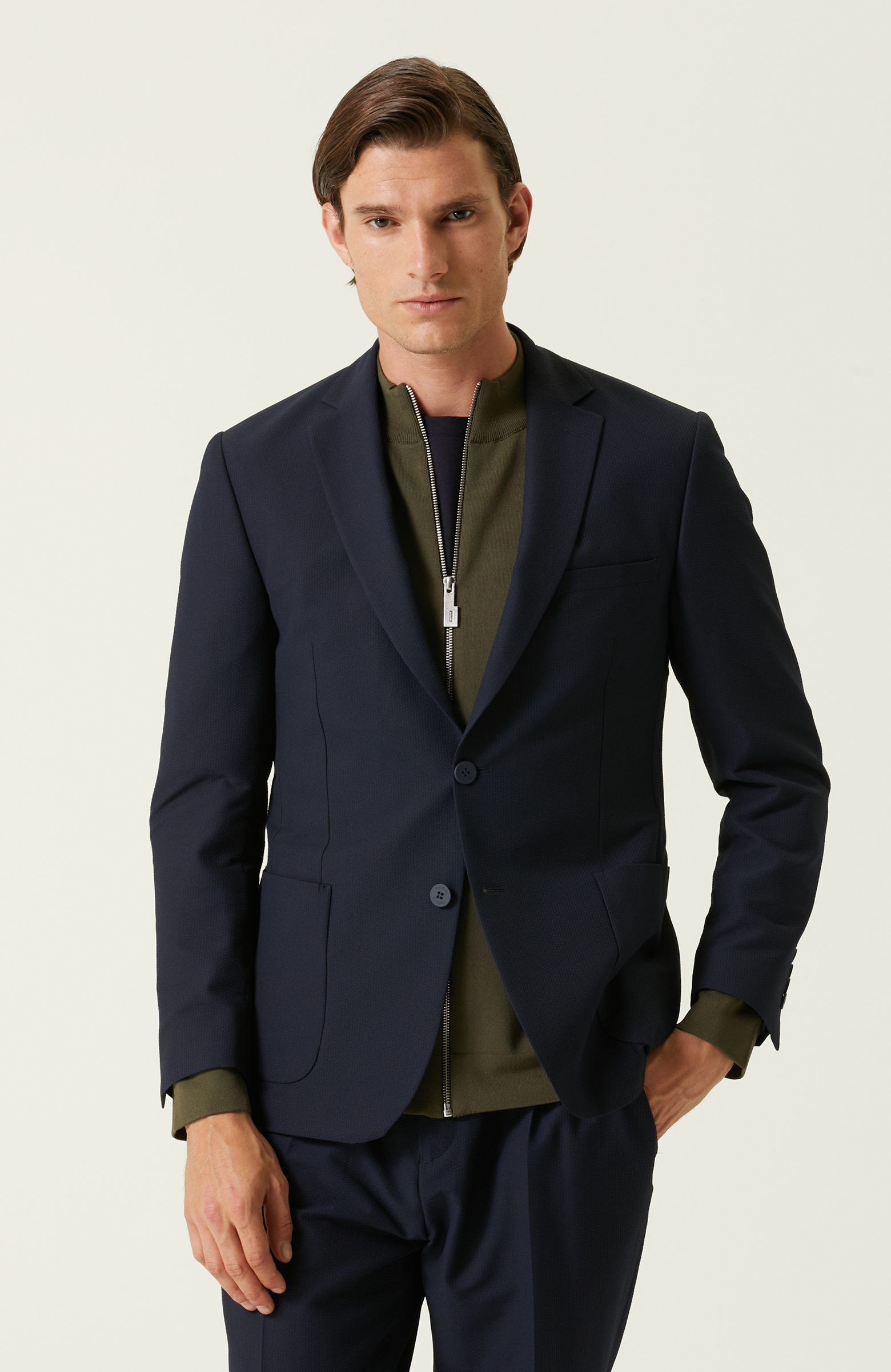 Comfort Fit Lacivert Ceket Comfort Fit Lacivert Ceket
