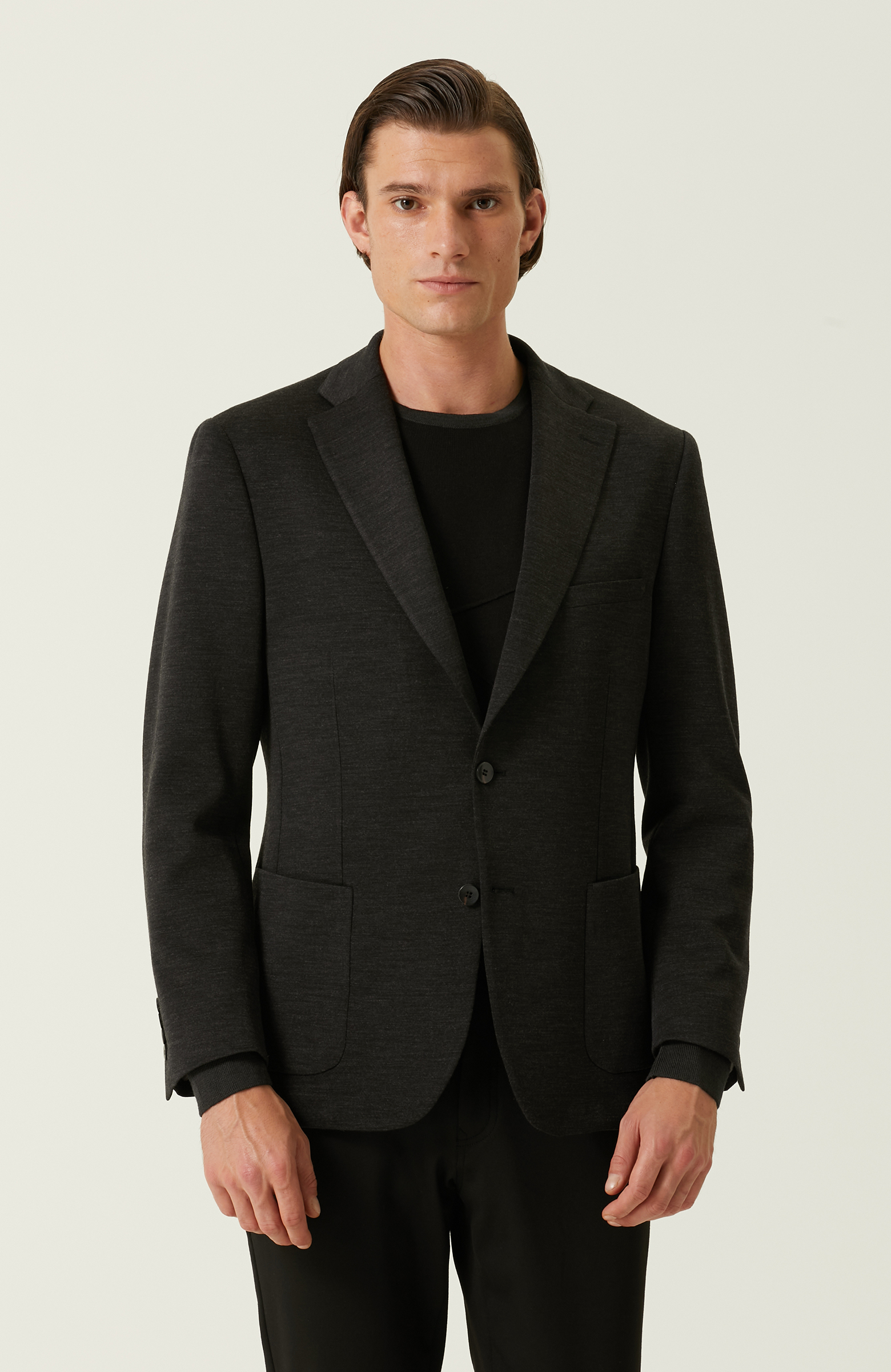 Comfort Fit Antrasit Ceket Comfort Fit Antrasit Ceket