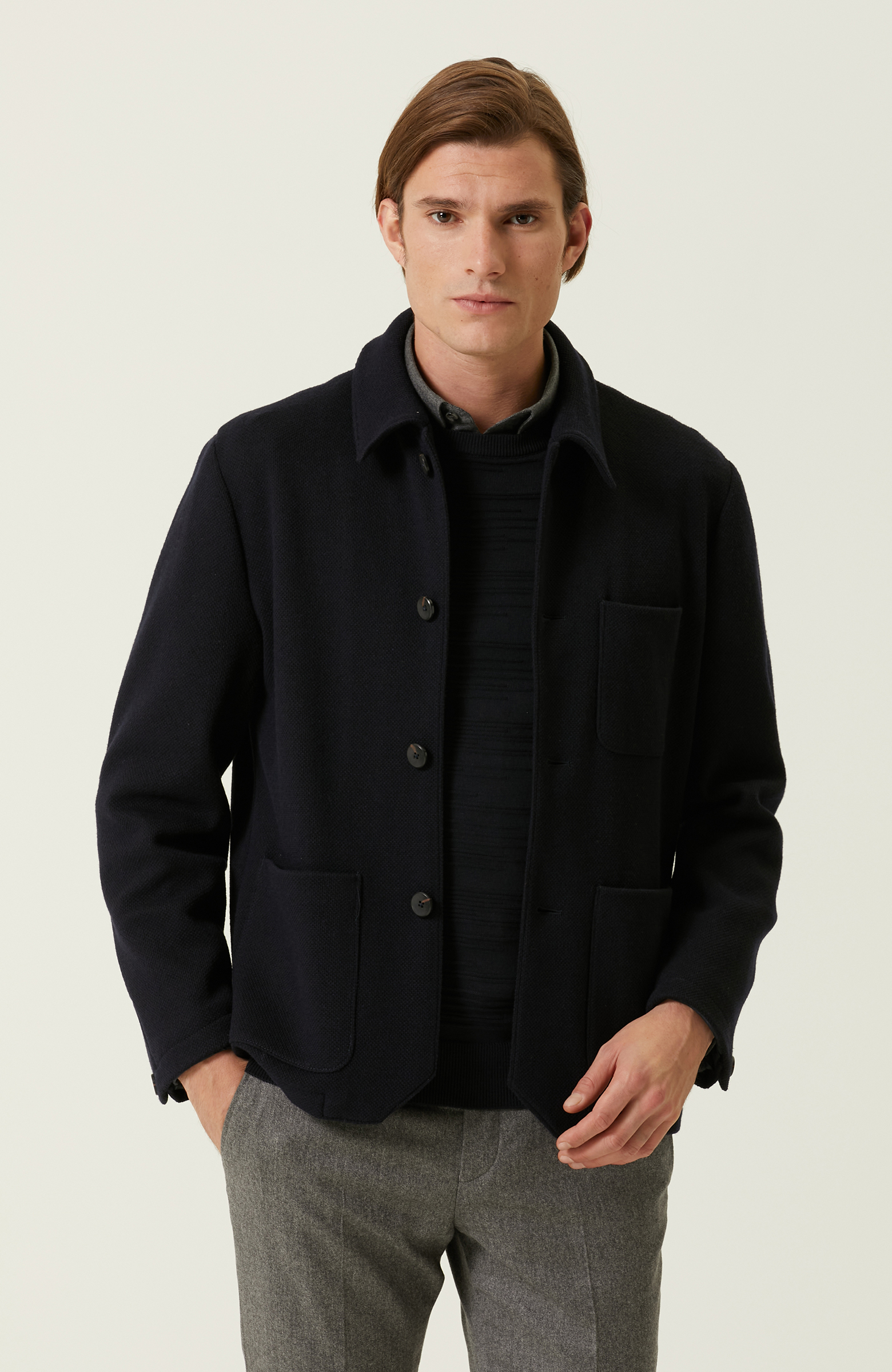 Comfort Fit Lacivert Ceket Comfort Fit Lacivert Ceket