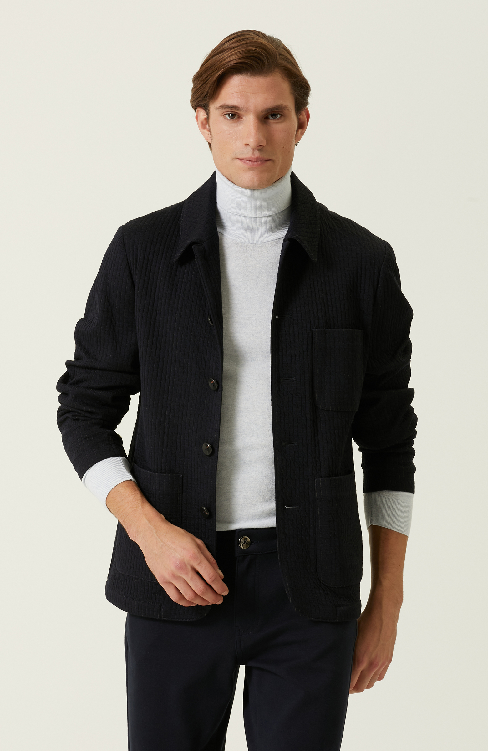 Comfort Fit Lacivert Ceket Comfort Fit Lacivert Ceket