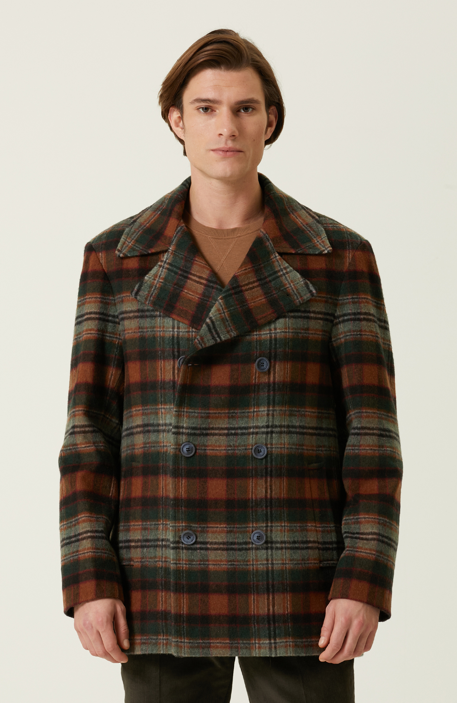 Yeşil Lacivert Kaban Yeşil Lacivert Kaban