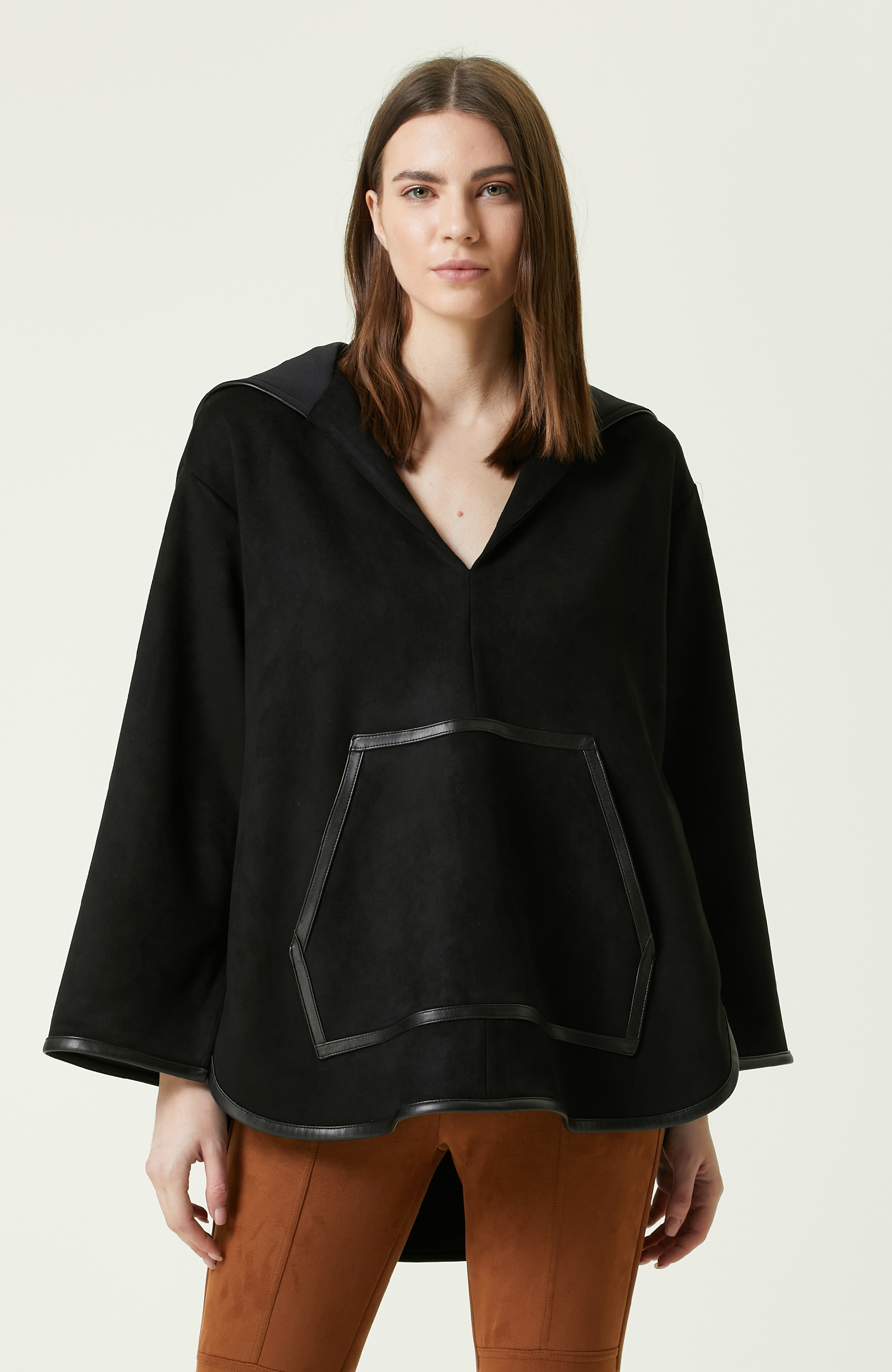 Regular Fit Siyah Panço