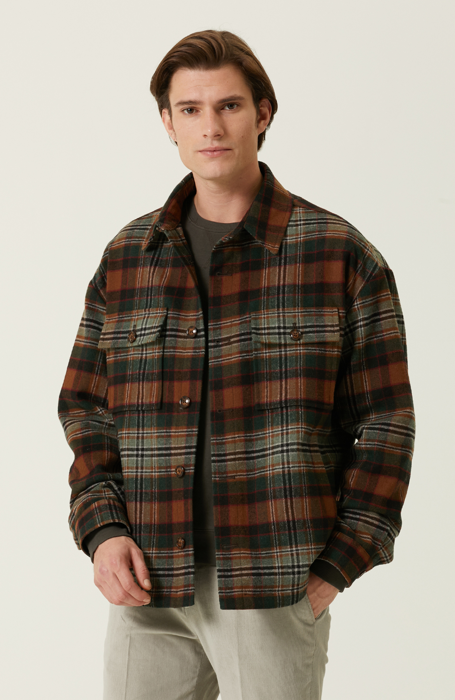 Comfort Fit Camel Gömlek