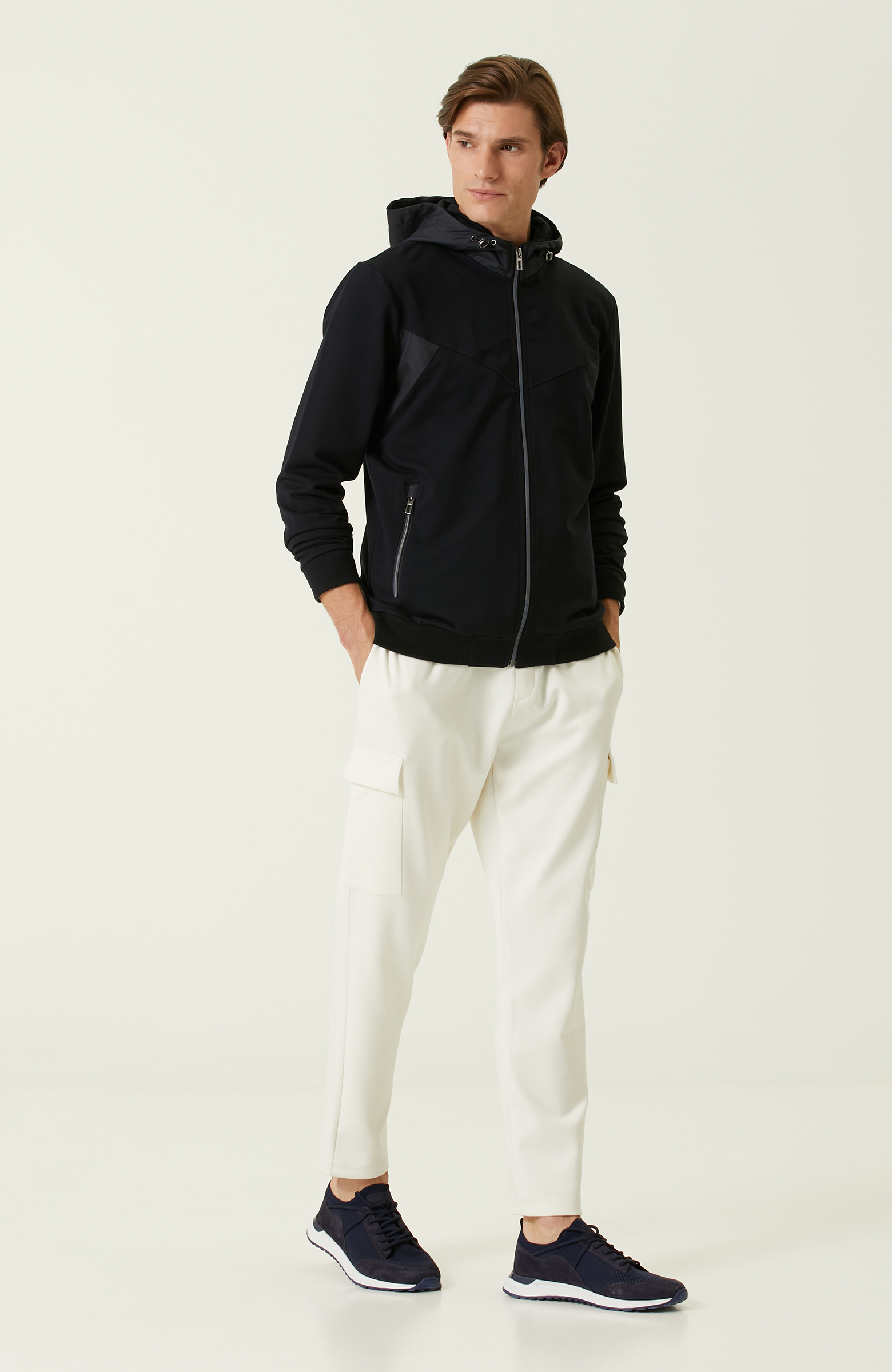 Slim Fit Ekru Eşofman Altı Slim Fit Ekru Eşofman Altı